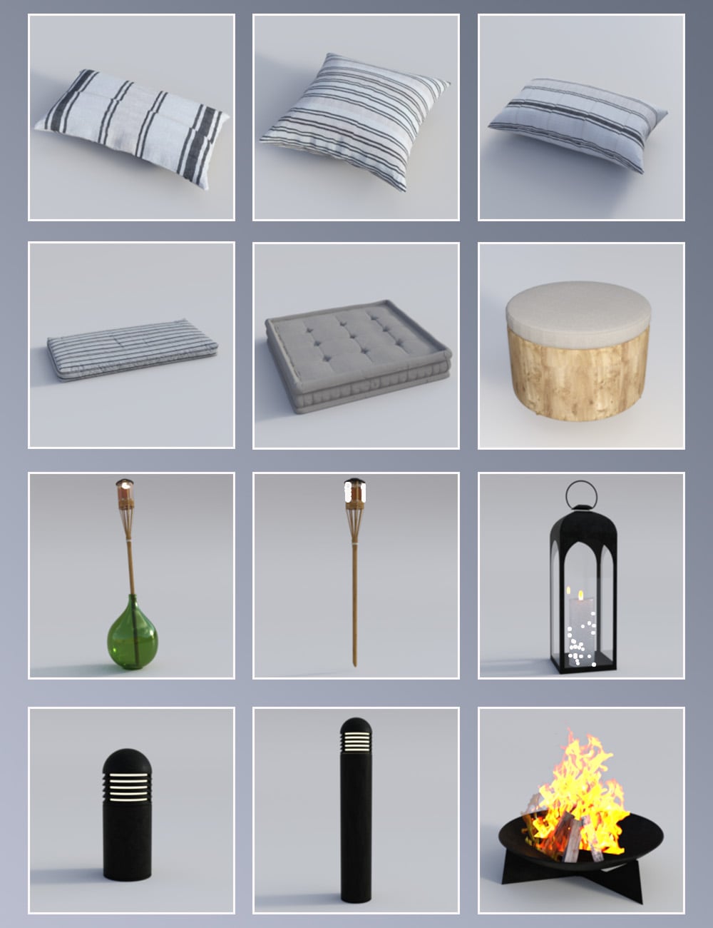 Scandinavian Style A-Frame House | Daz 3D