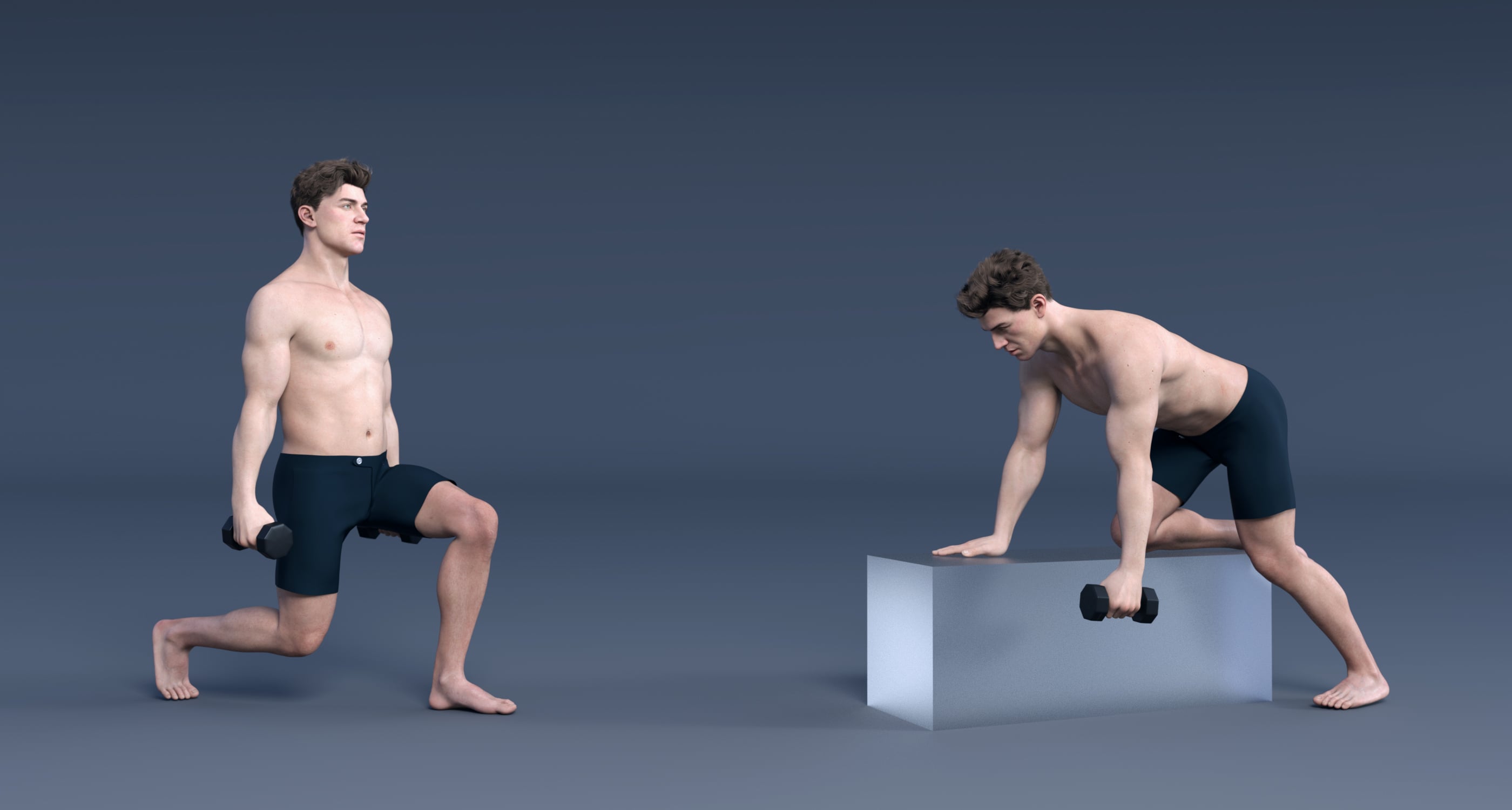 Beast Mode Working Out Poses for Genesis 9, 8 and 3 | Daz 3D