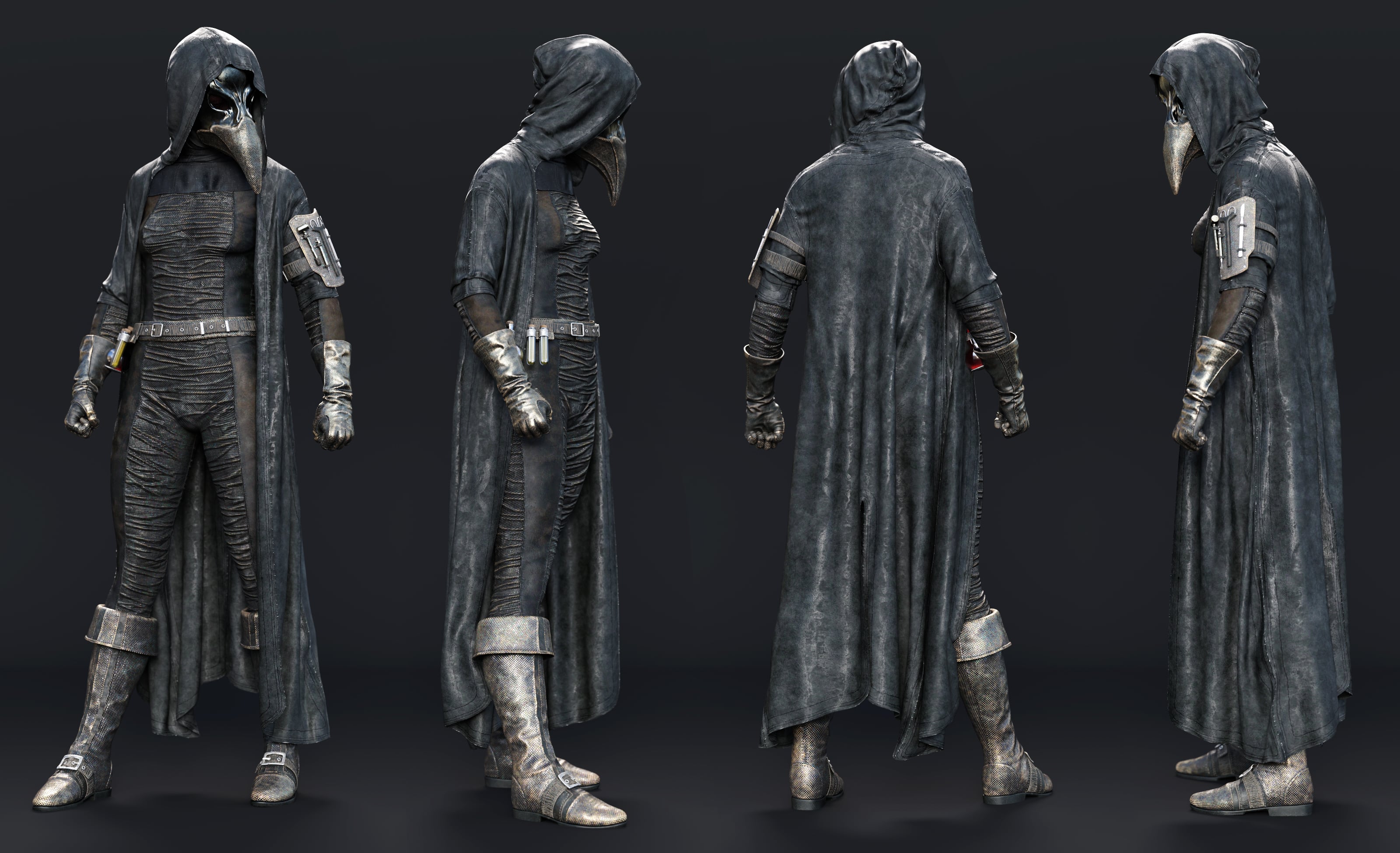 dForce Fantasy Plague Doctor for Genesis 9 | Daz 3D