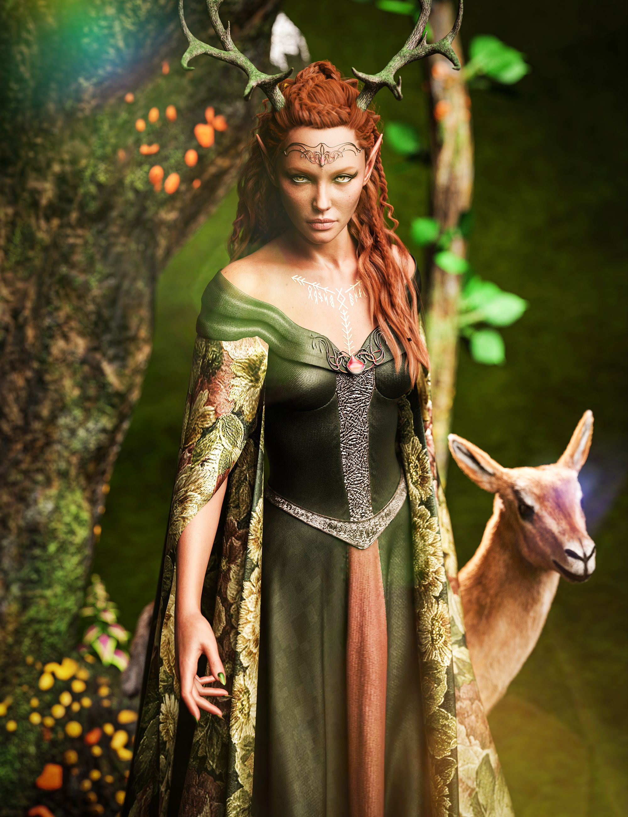 ES3D Tauriel and Thalius Mega Bundle for Genesis 9 | Daz 3D
