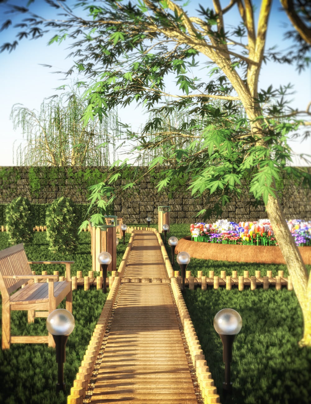 Build Your Own Garden Bundle | Daz 3D