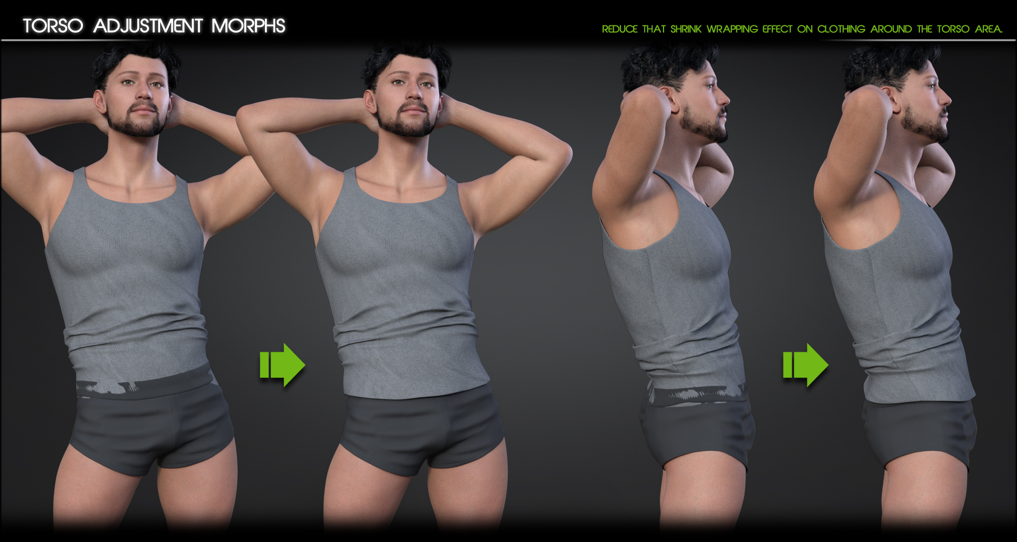 Fit Control for Genesis 9 Masculine Edition | Daz 3D
