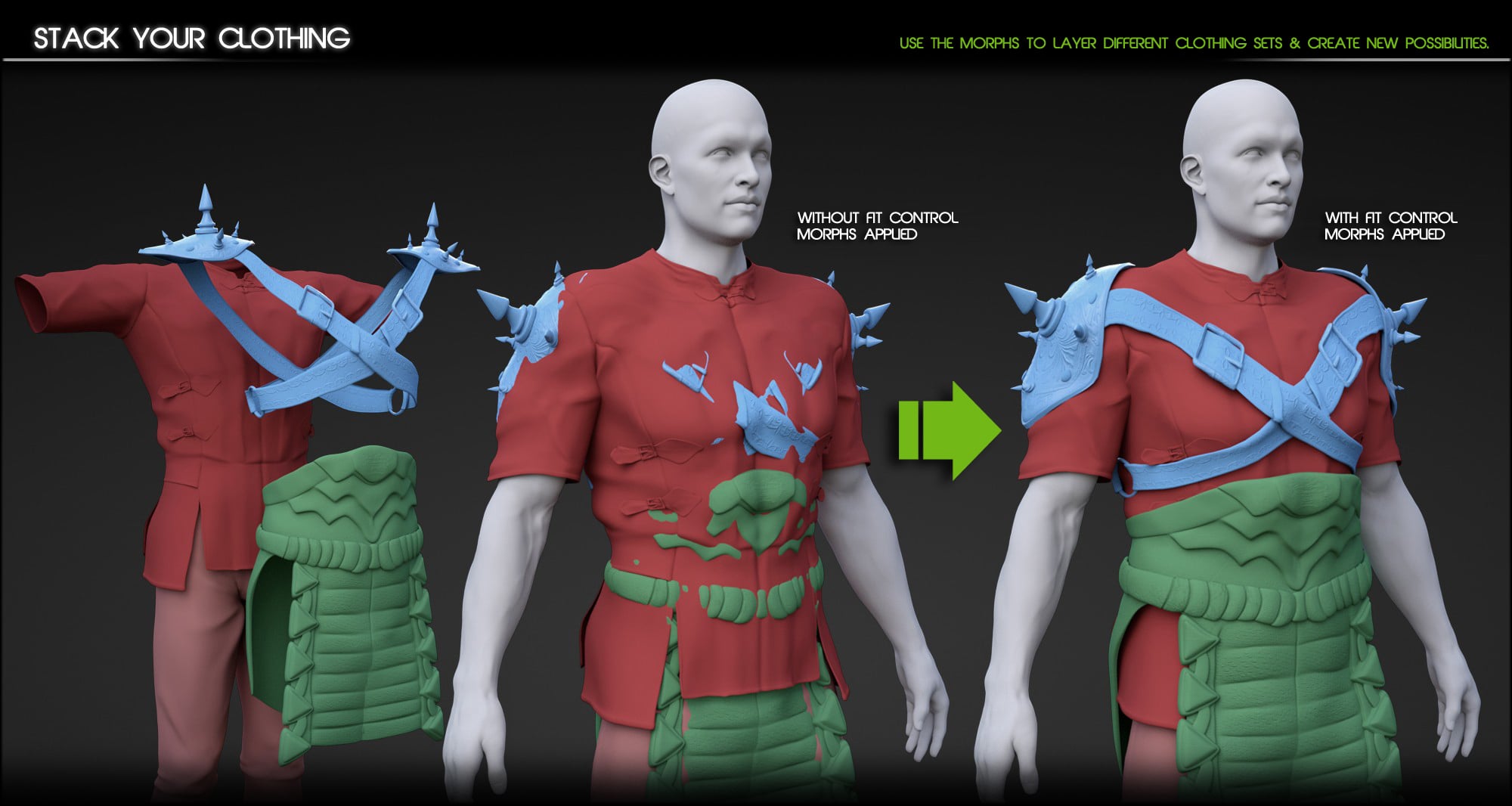 Fit Control for Genesis 9 Bundle | Daz 3D