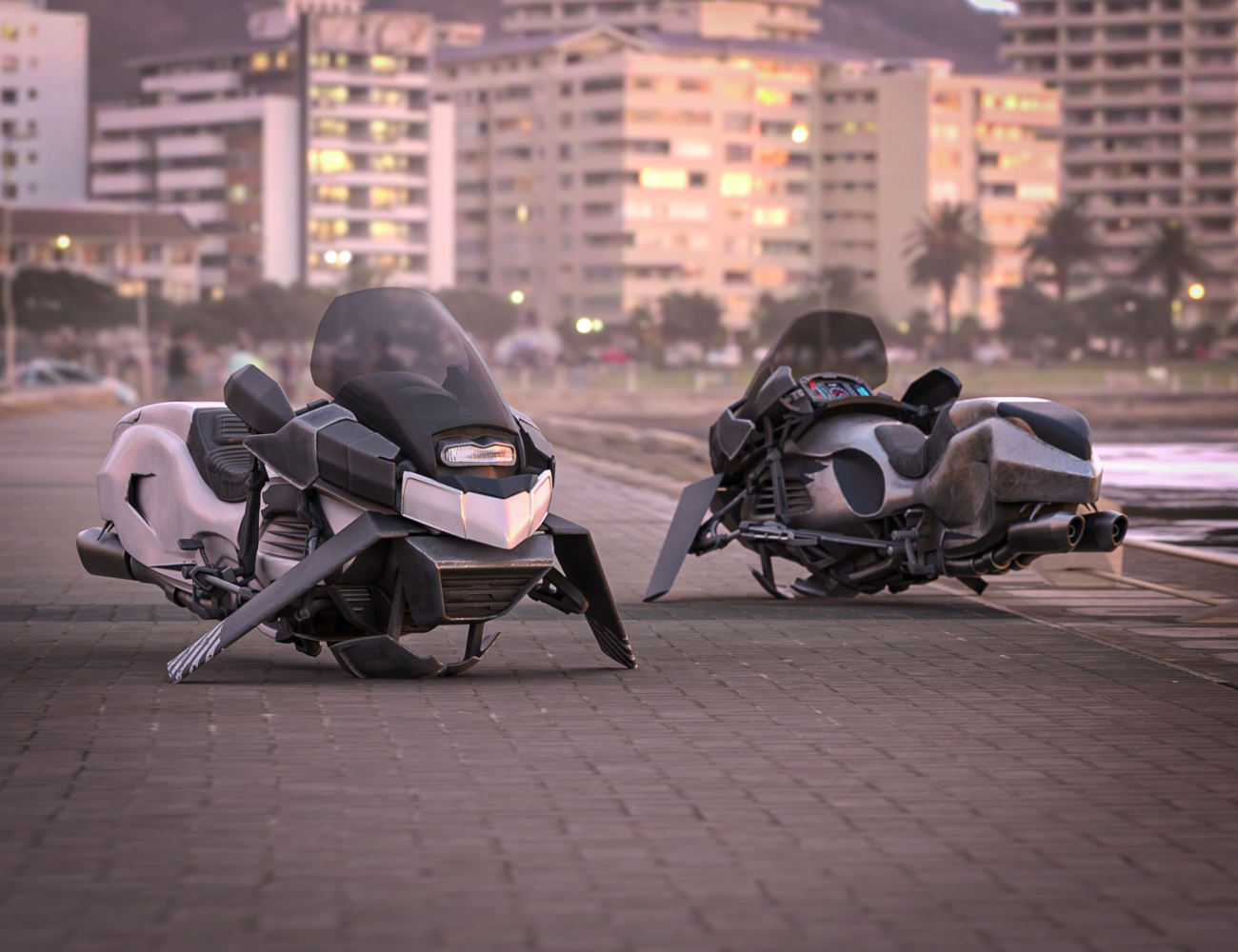 BW Cyberblade Operative Hover Bike | Daz 3D