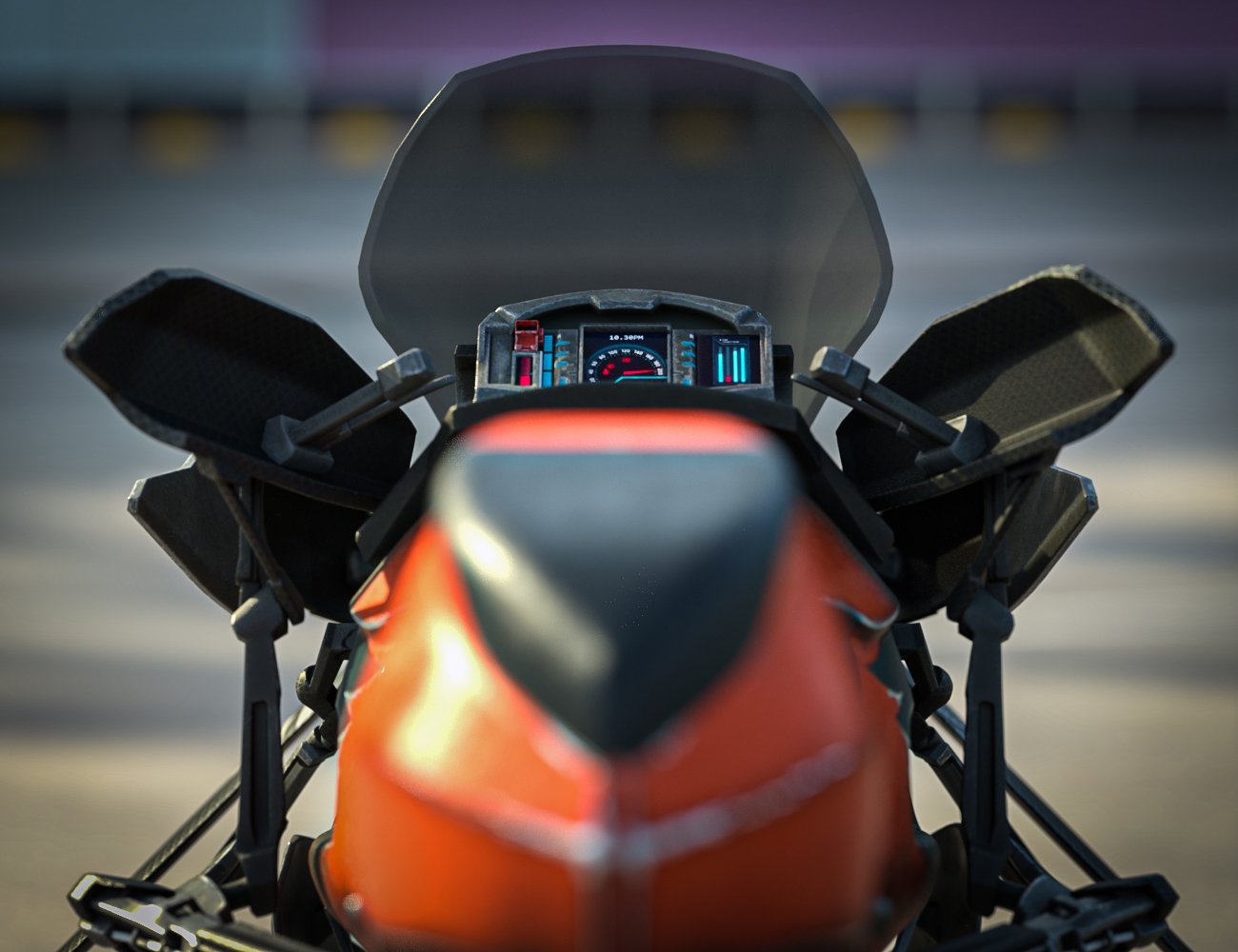 BW Cyberblade Operative Hover Bike | Daz 3D