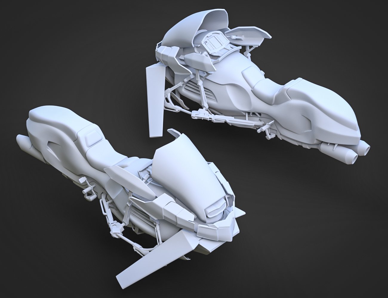 BW Cyberblade Operative Hover Bike | Daz 3D
