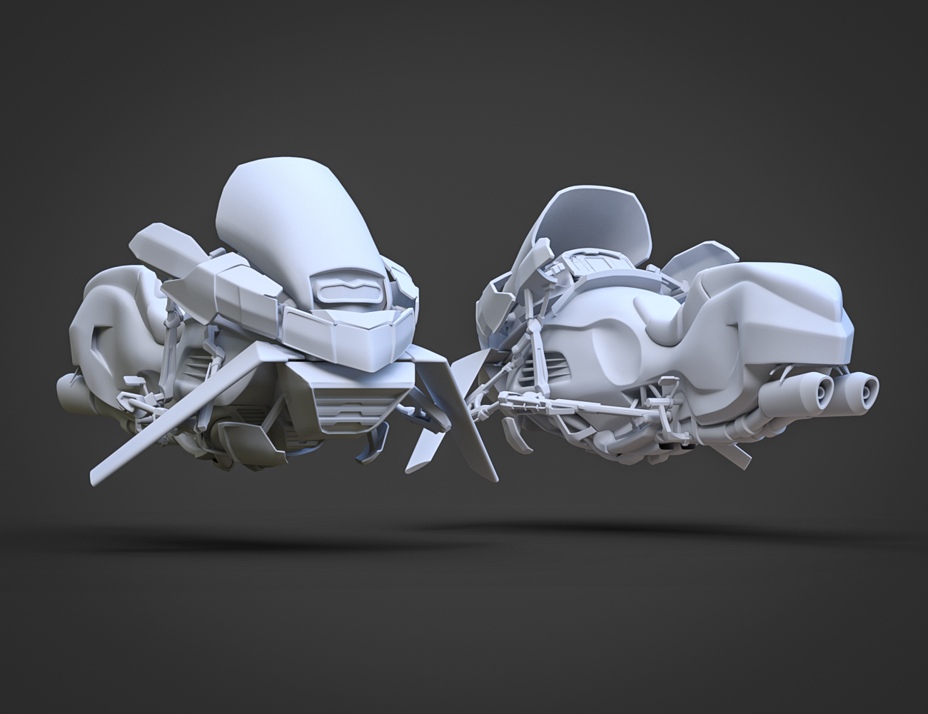 BW Cyberblade Operative Hover Bike | Daz 3D
