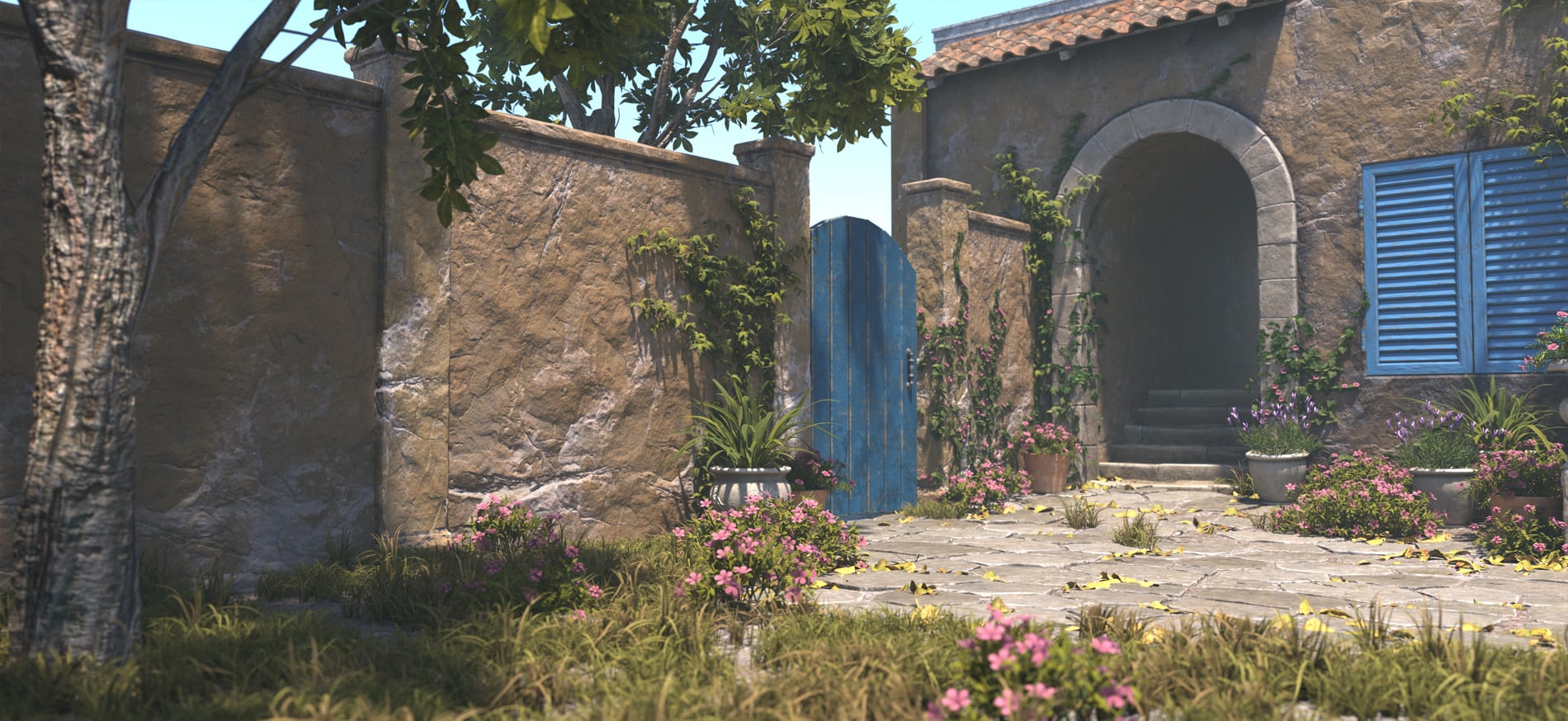 Mediterranean Haven | Daz 3D