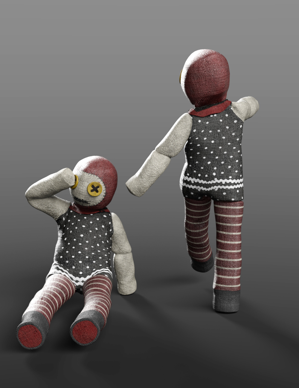 Creepy Dolly for Burlap Dolly for Genesis 9 | Daz 3D