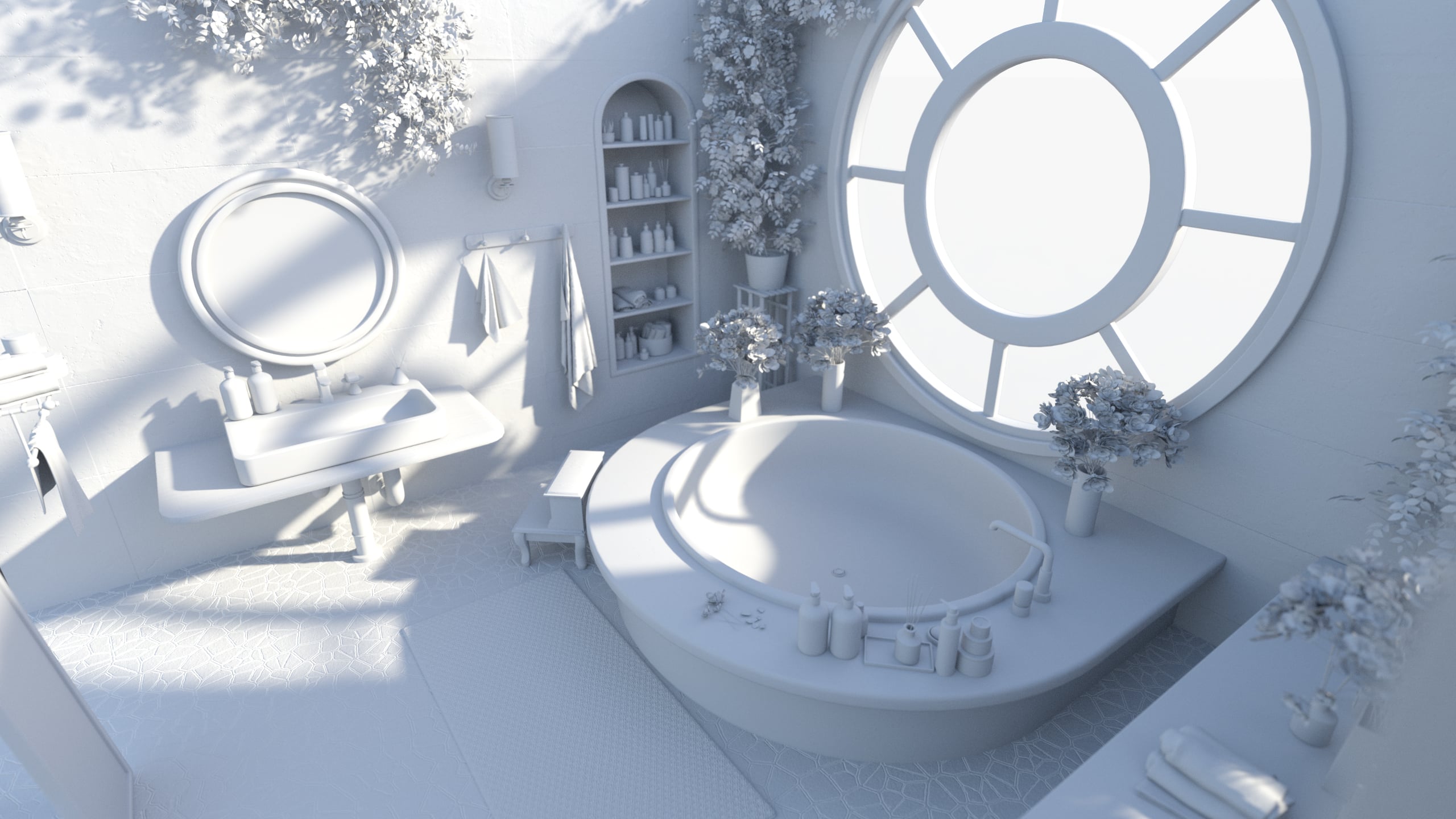 Fairy Tale Bathroom | Daz 3D