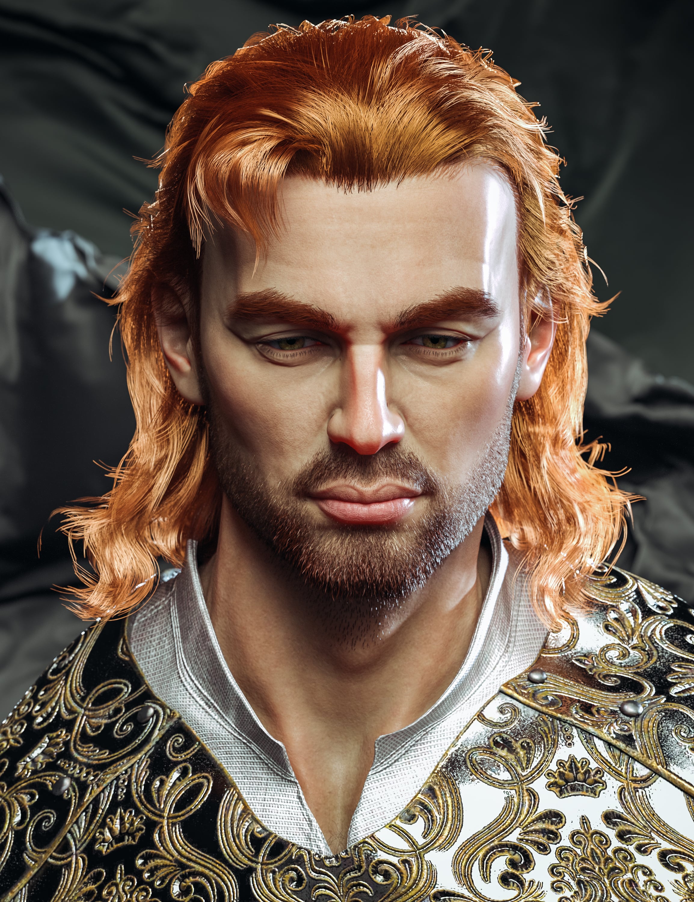 HS Gentle Stream Hair For Genesis 9 and 8 | Daz 3D