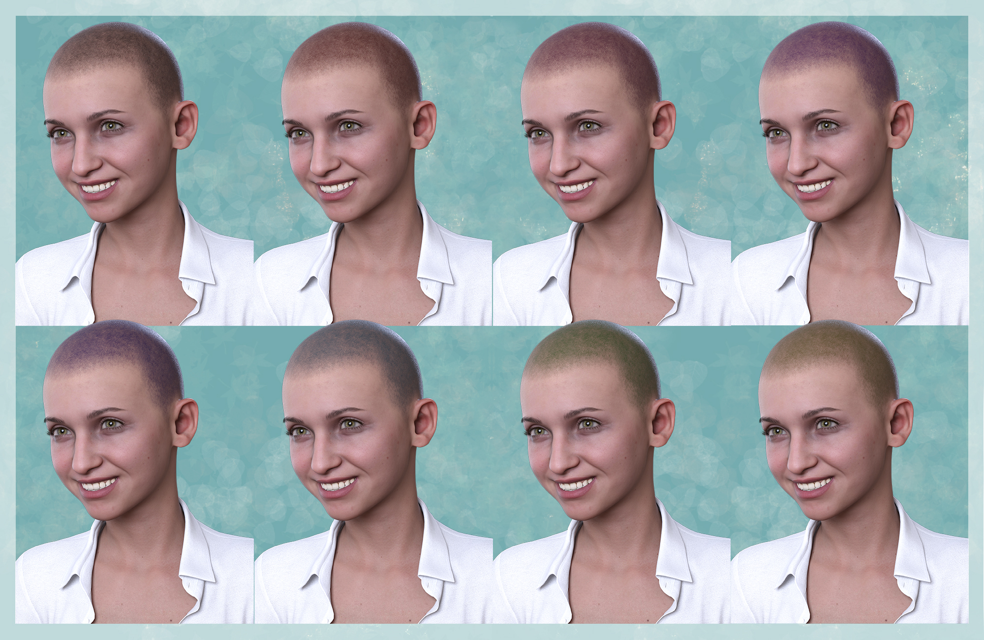 Shaved Hair V3 for Genesis 9 | Daz 3D