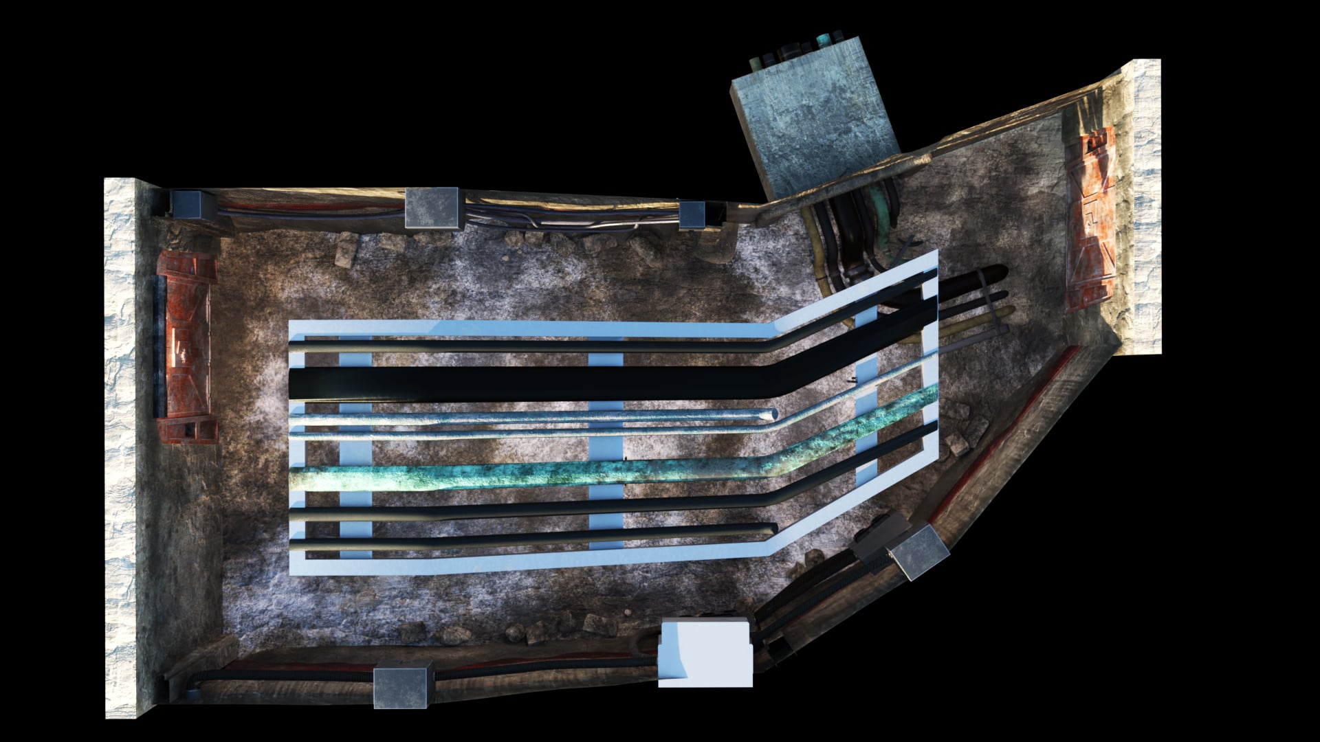 Survival Underground Sci-Fi | Daz 3D