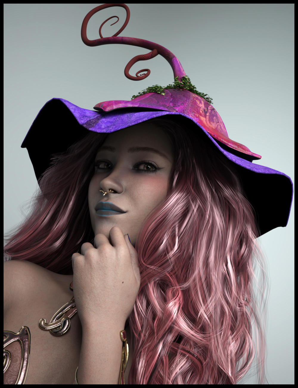 ND Fantasy Hats for Genesis 9 | Daz 3D