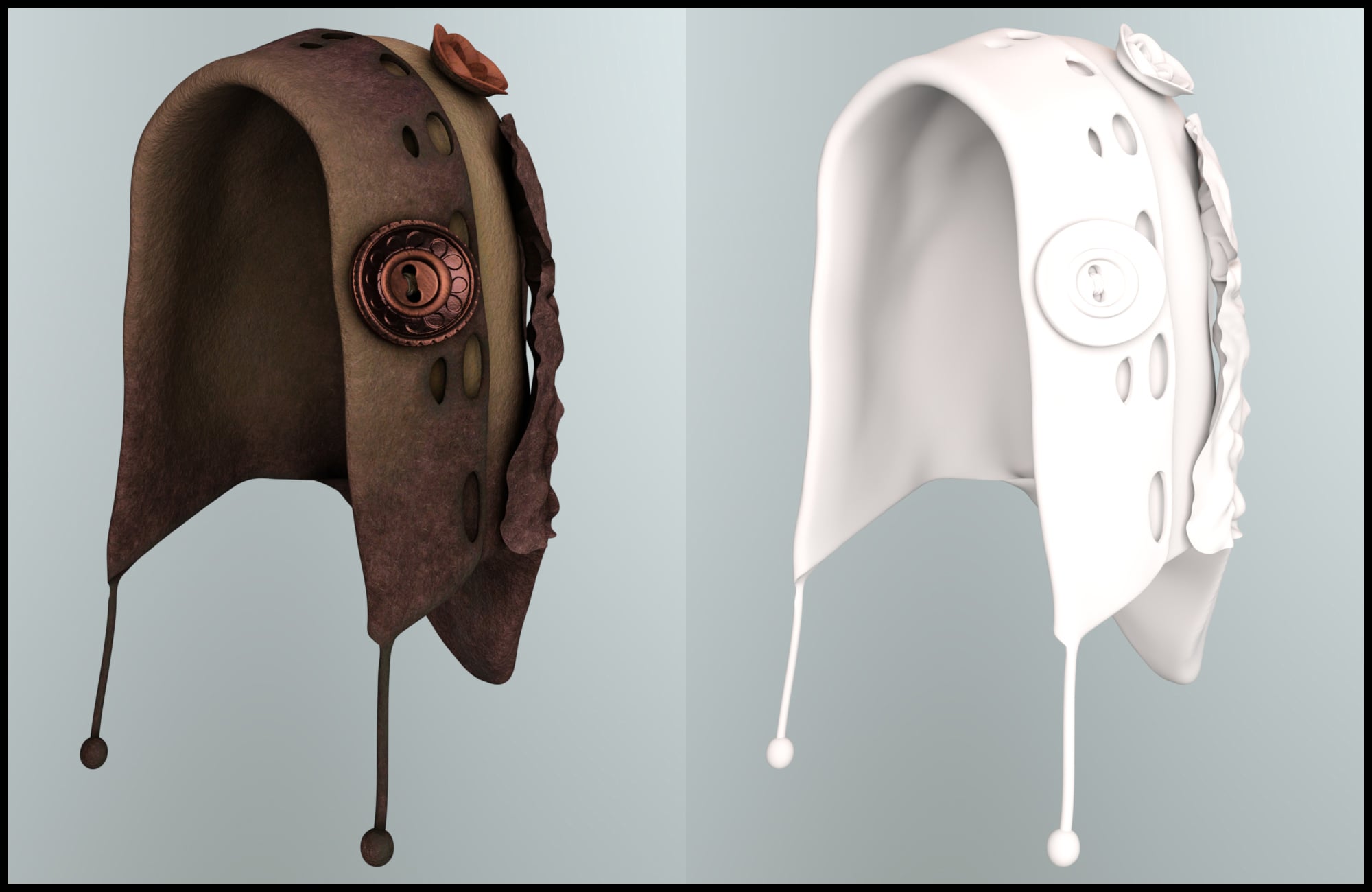 ND Fantasy Hats for Genesis 9 | Daz 3D