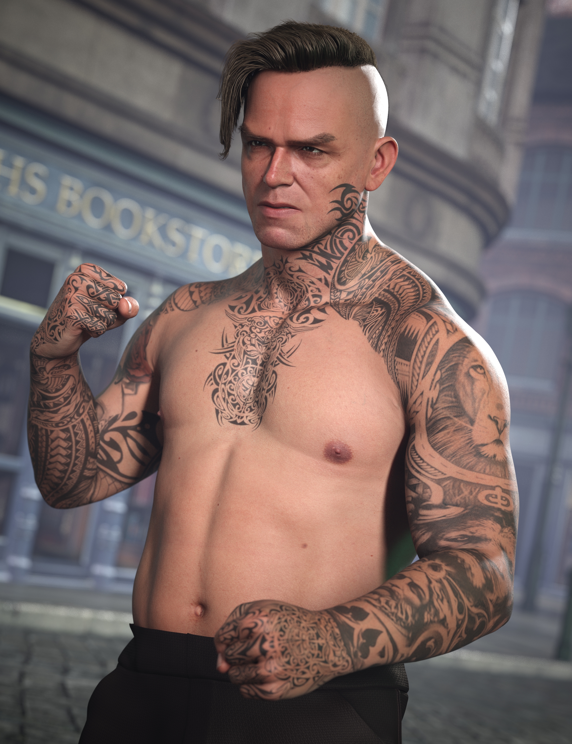 Street Tough Tattoos | Daz 3D