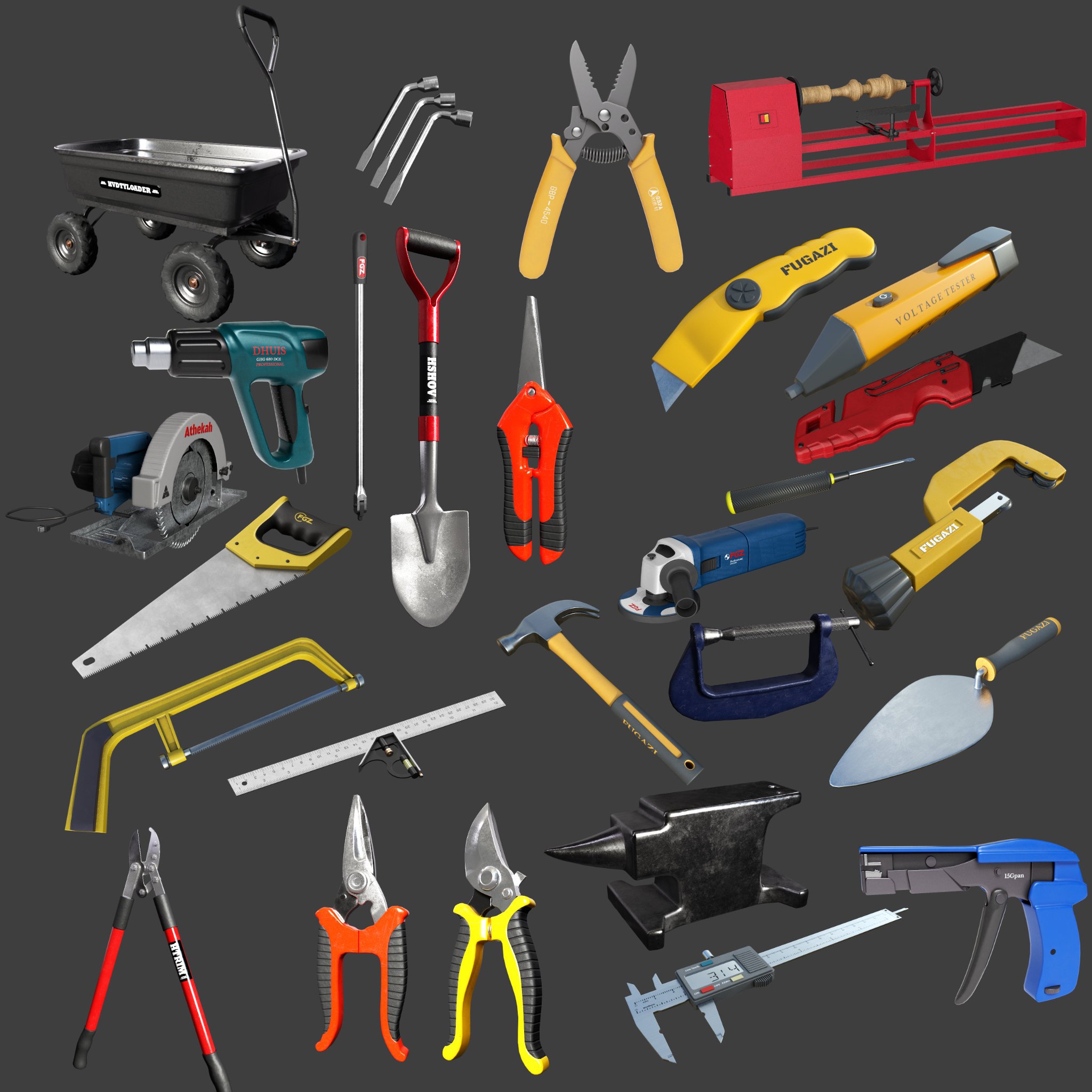 FG Mega Tool Pack | Daz 3D