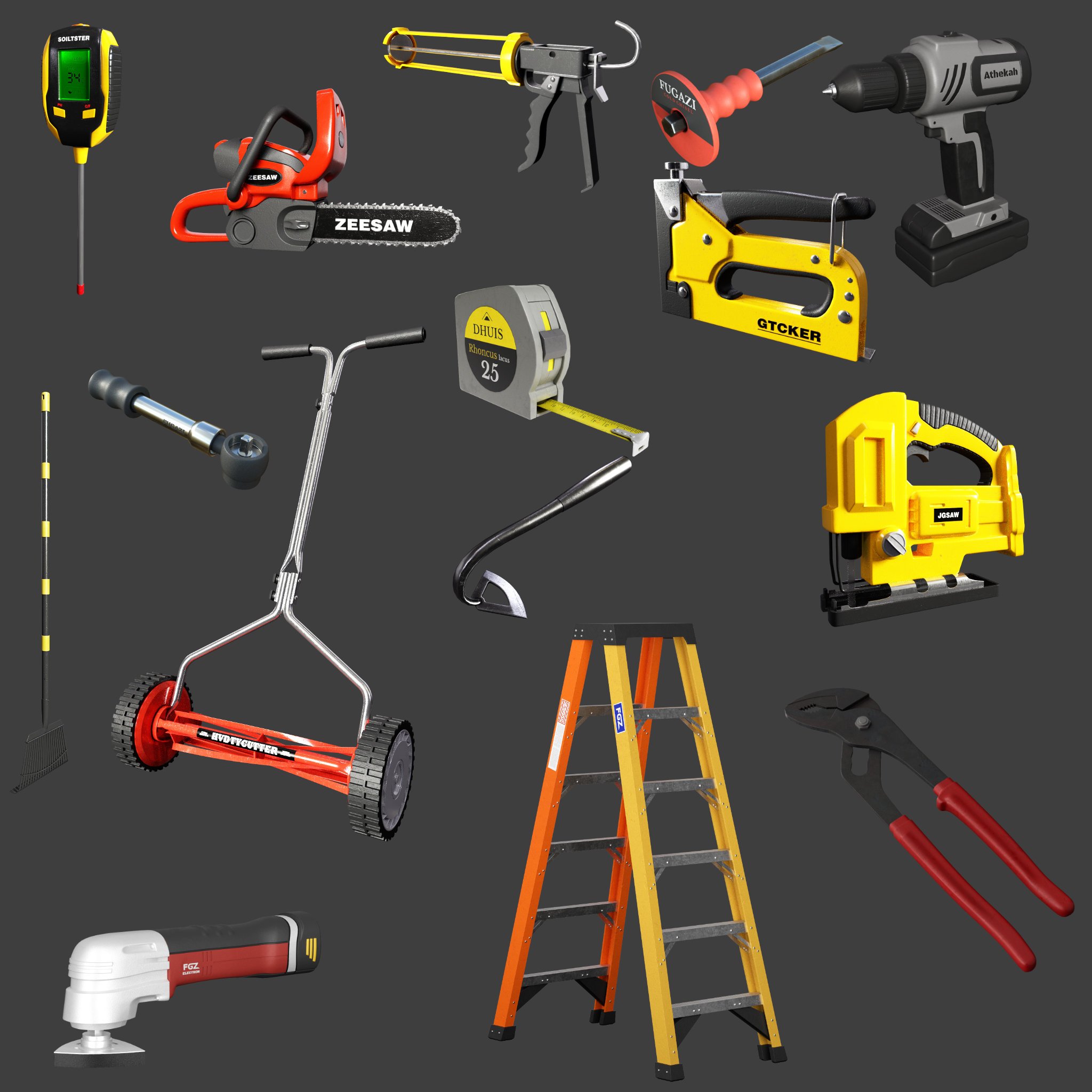 FG Mega Tool Pack | Daz 3D