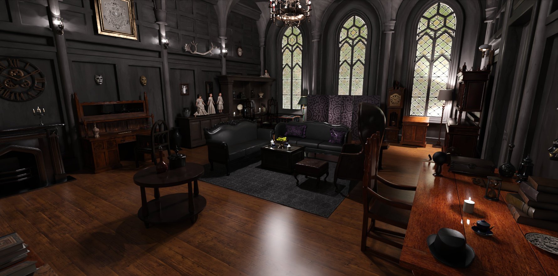 FG Gothic Apartment | Daz 3D