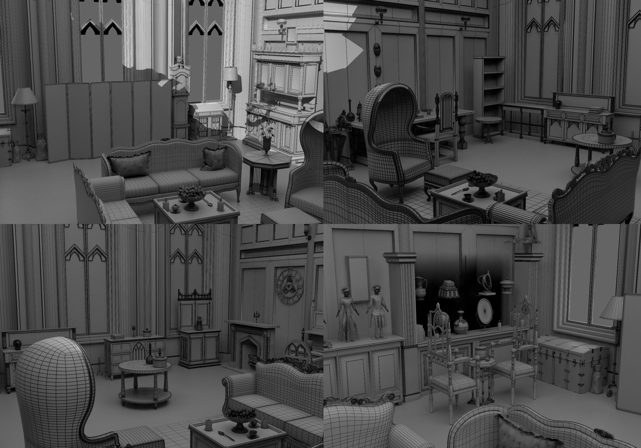 FG Gothic Apartment | Daz 3D