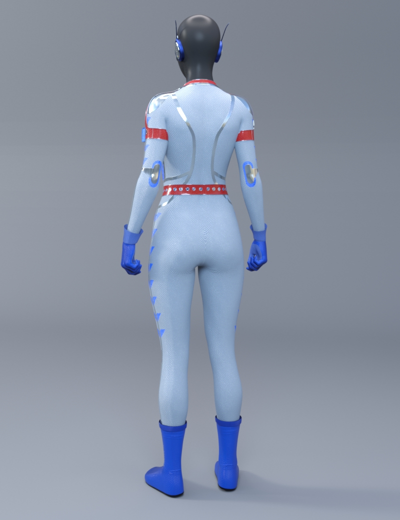 Rhuna Space Outfit For Genesis 8 and 8.1 Female | Daz 3D