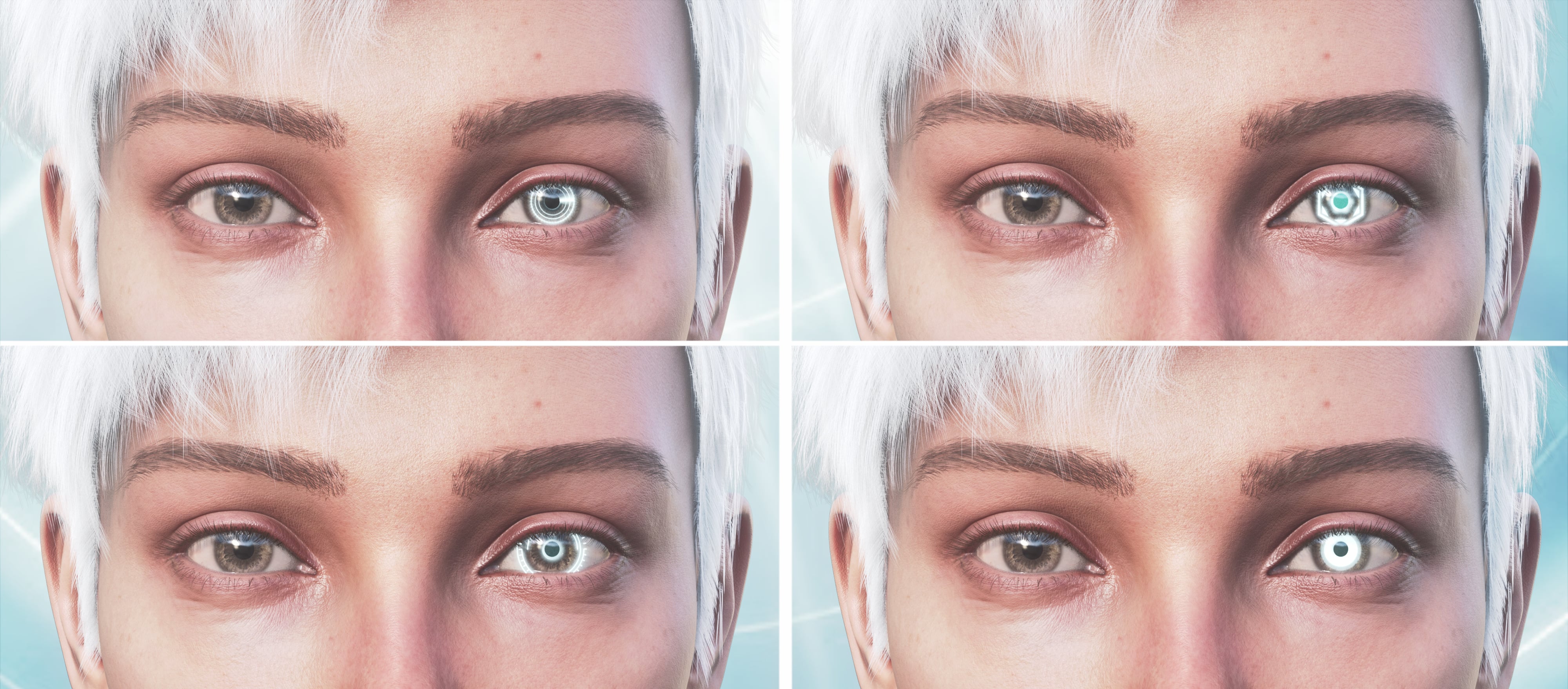 Hologram Eyes for Genesis 9 | Daz 3D