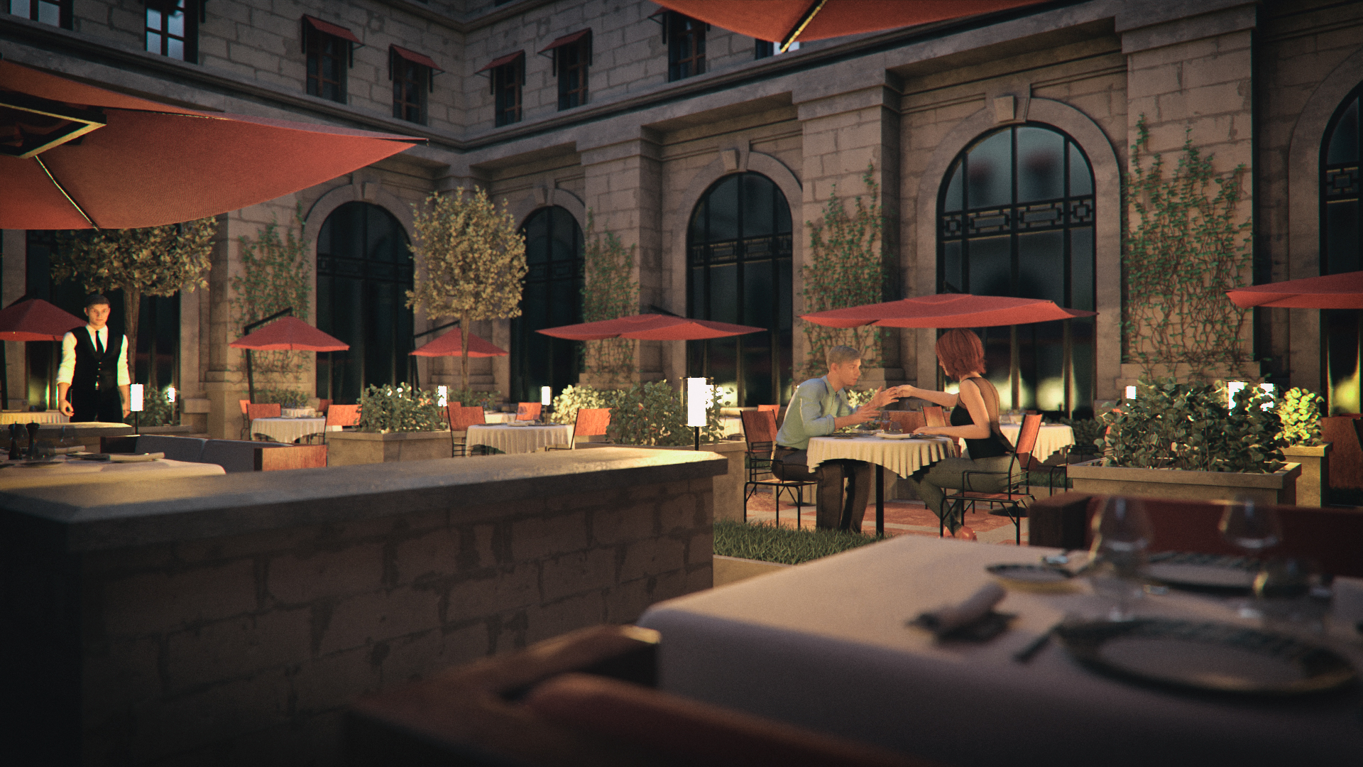 Restaurant Terrace | Daz 3D