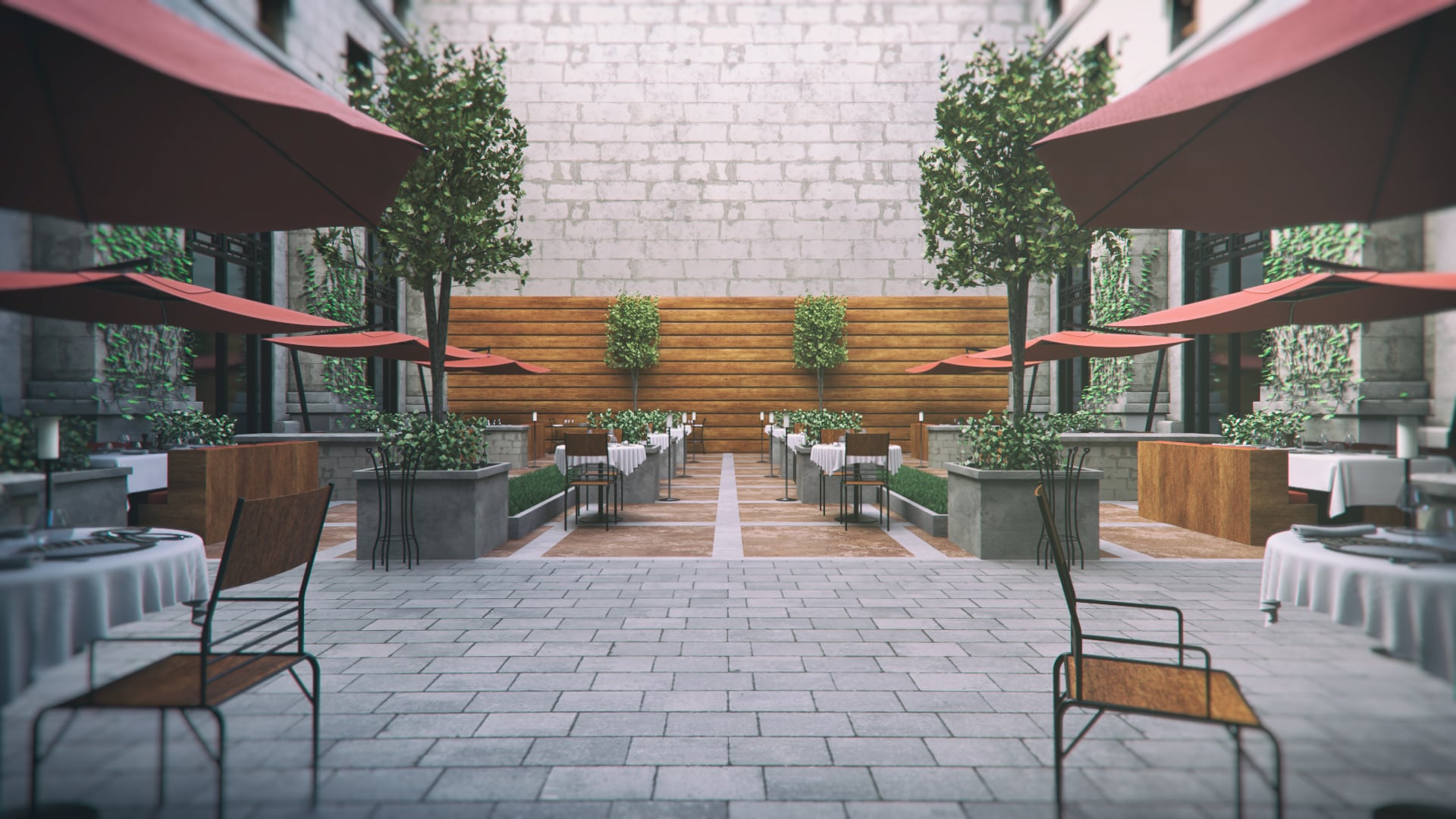 Restaurant Terrace | Daz 3D