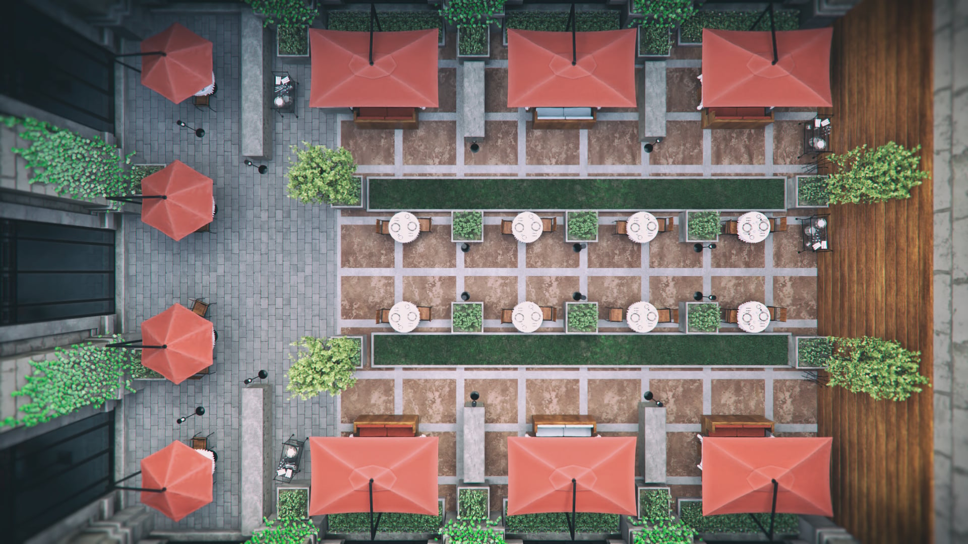 Restaurant Terrace | Daz 3D