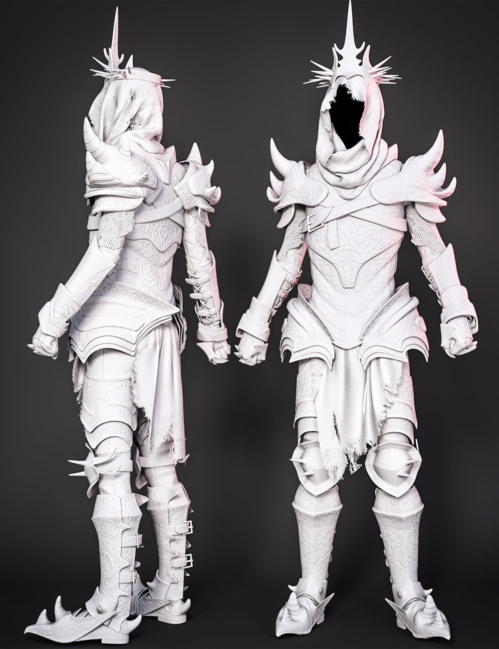 dForce Demon Servant Outfit for Genesis 9 | Daz 3D