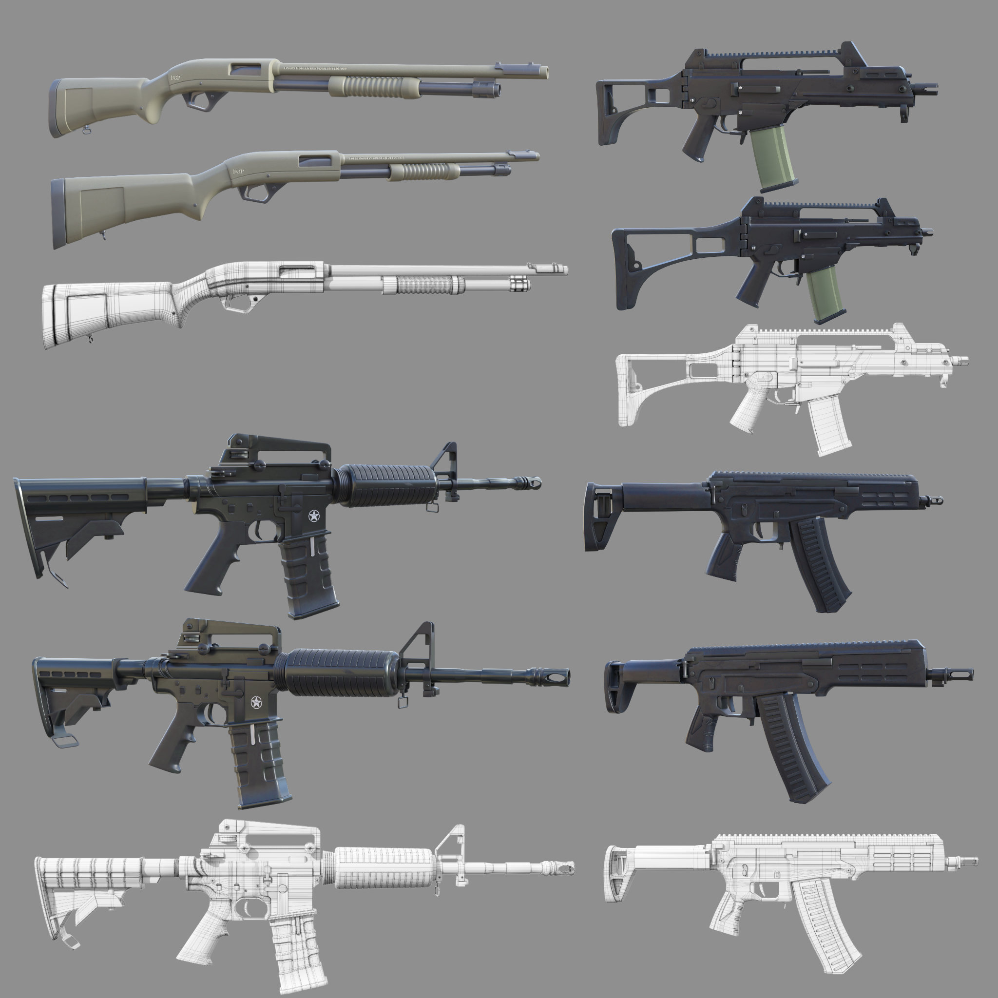 FG Modern Weapon | Daz 3D