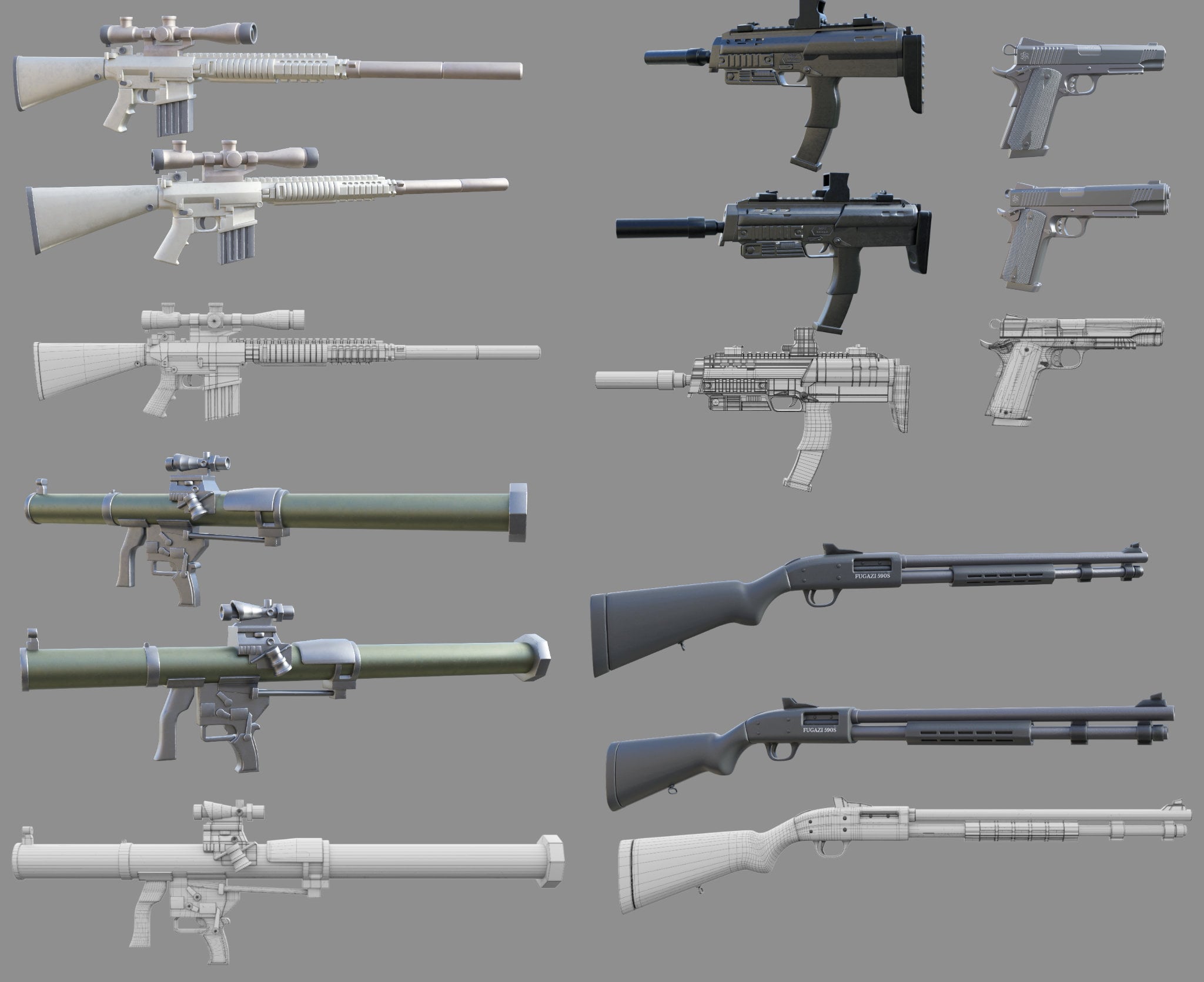 FG Modern Weapon | Daz 3D