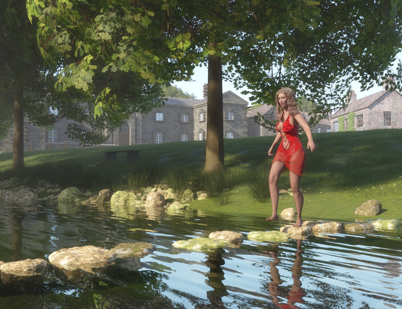An English Village for Daz Studio | Daz 3D