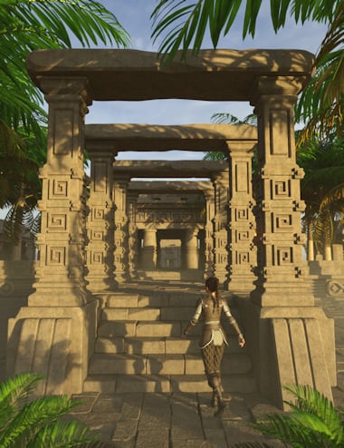 Aztec Architecture 2 | Daz 3D