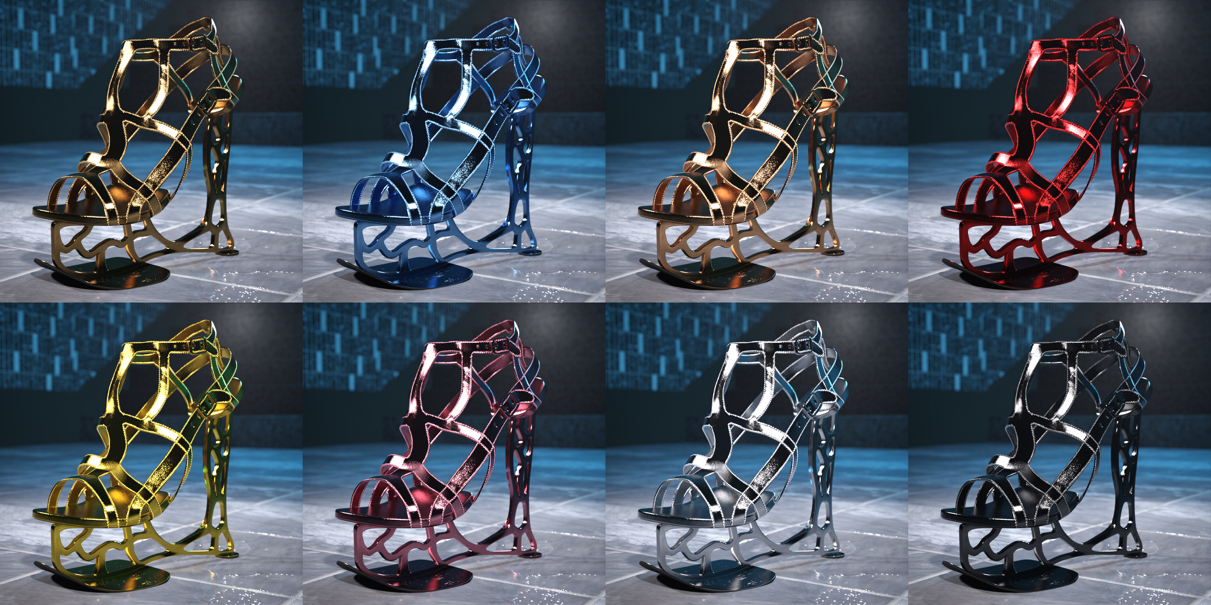 Nova Shankless Heels For Genesis 8 and 9 | Daz 3D