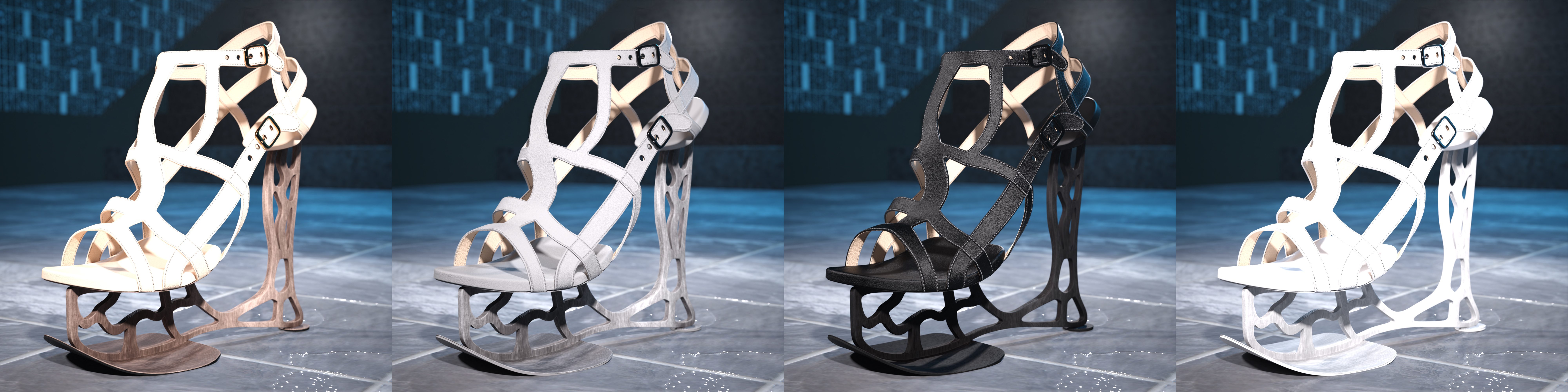 Nova Shankless Heels For Genesis 8 and 9 | Daz 3D