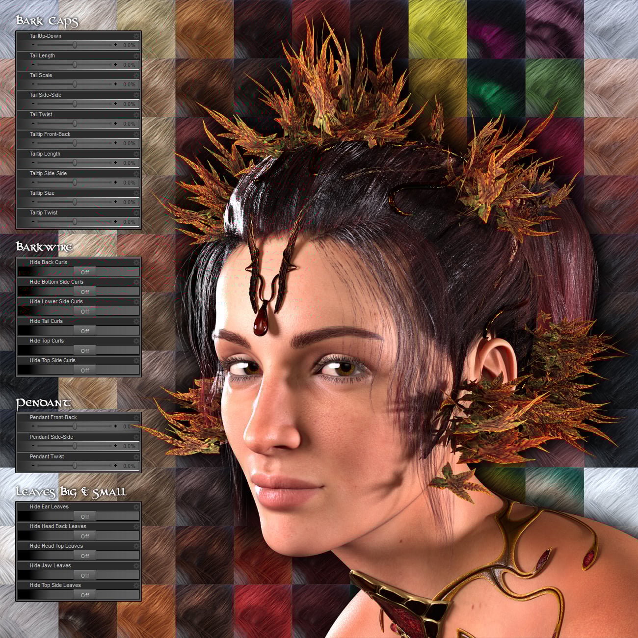 Tree Hair for Genesis 9 | Daz 3D