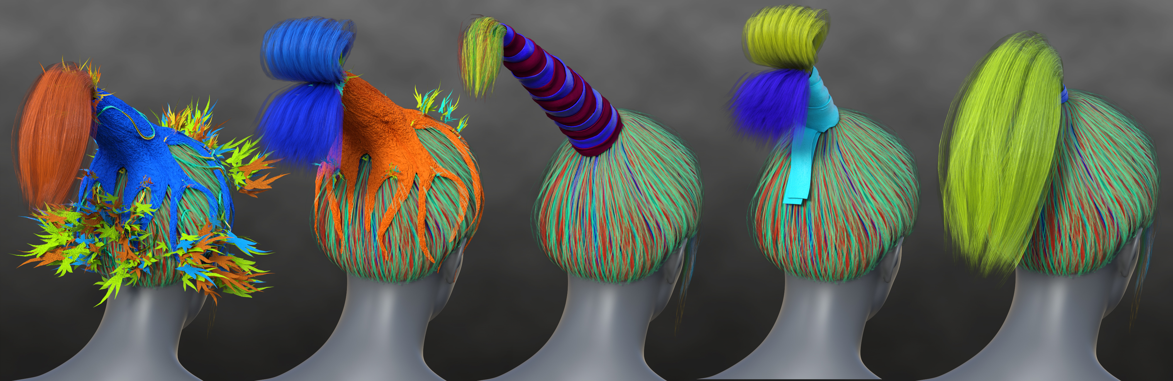 Tree Hair for Genesis 9 | Daz 3D