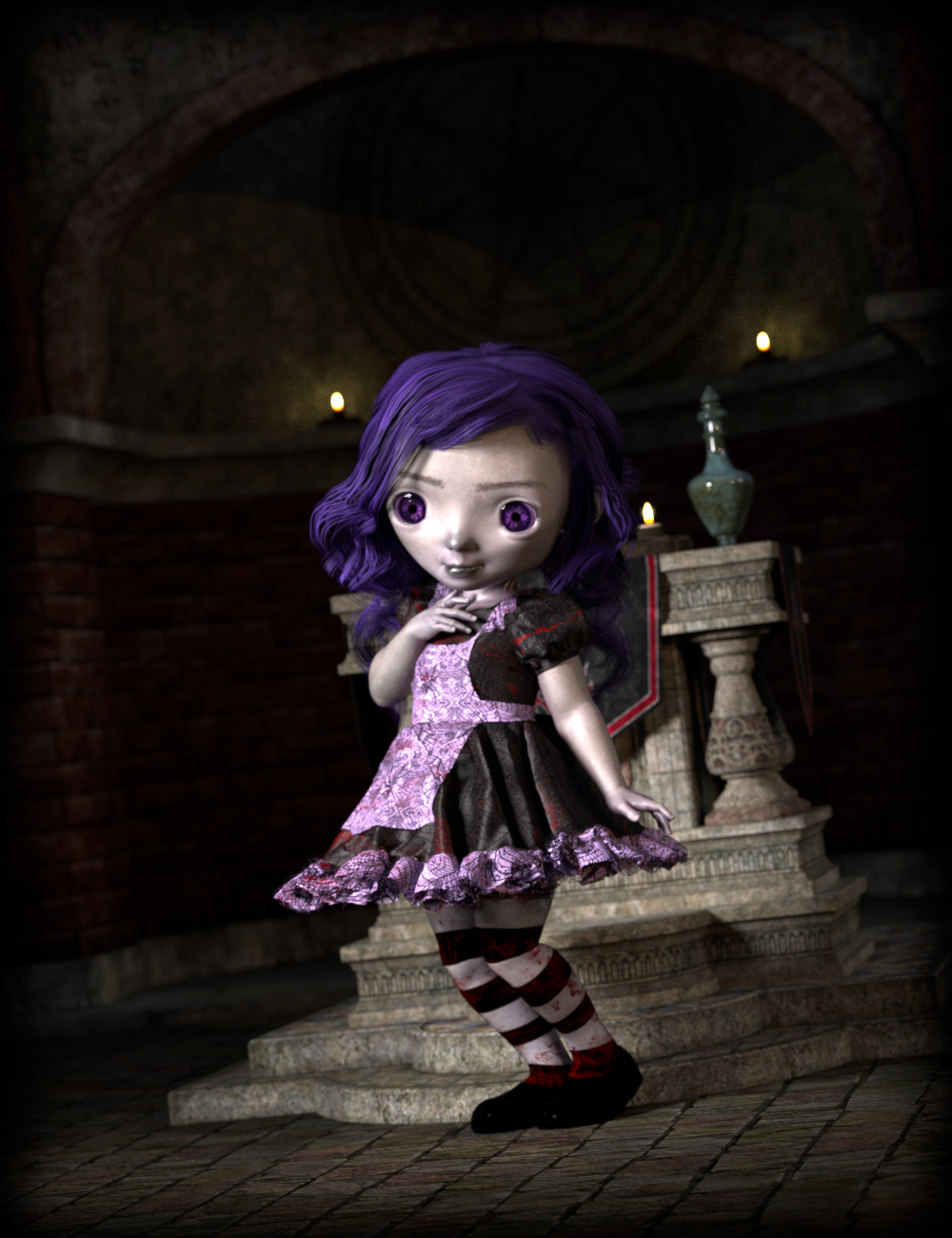 SASY Creepy Chibi Genesis 9 | Daz 3D
