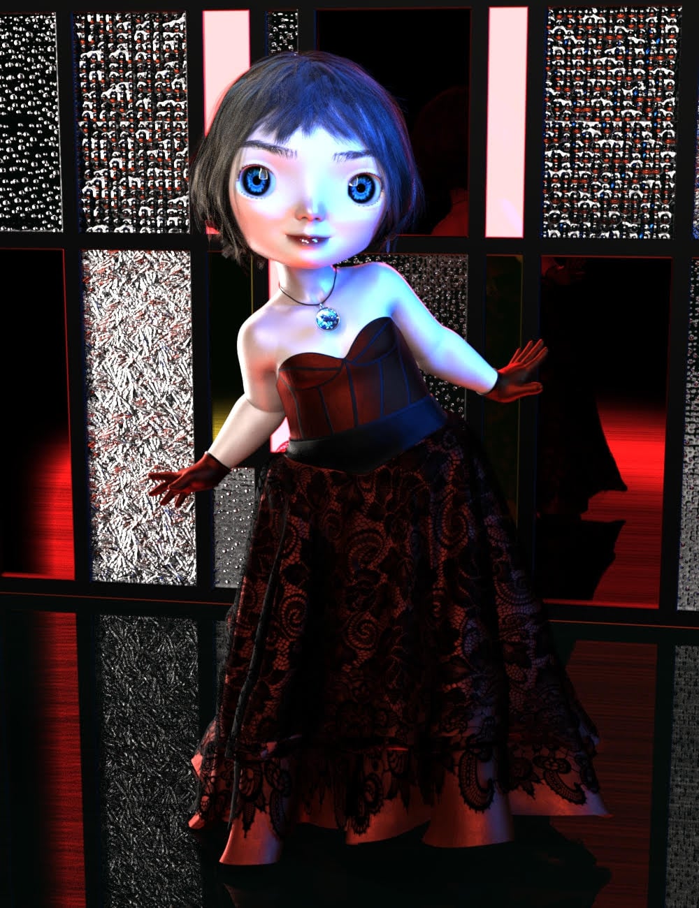 SASY Creepy Chibi Genesis 9 | Daz 3D