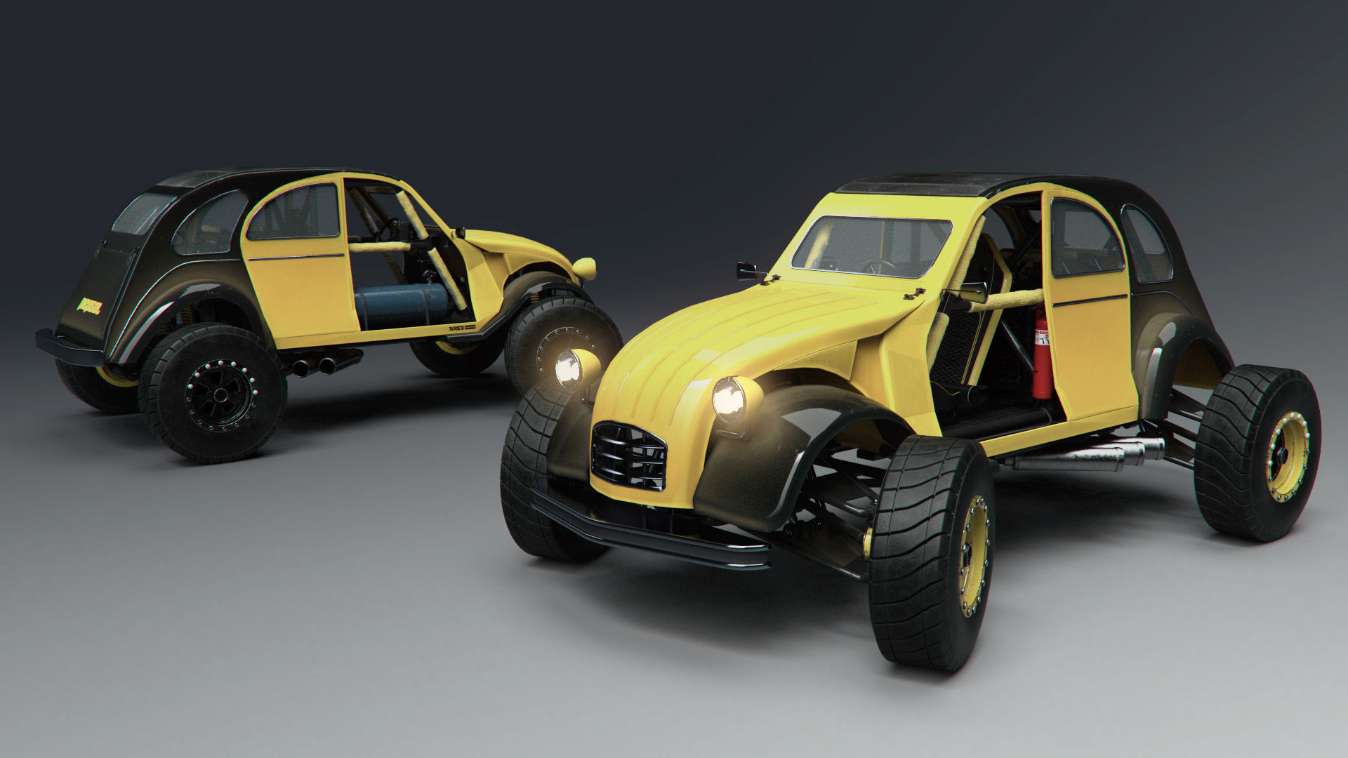 2CV Buggy | Daz 3D