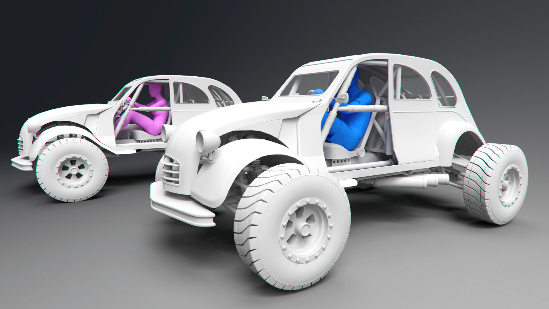 2CV Buggy | Daz 3D
