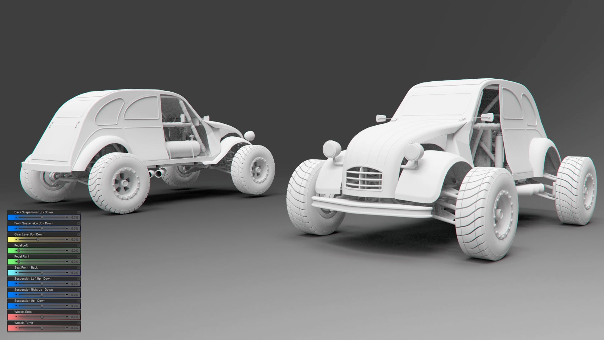2CV Buggy | Daz 3D
