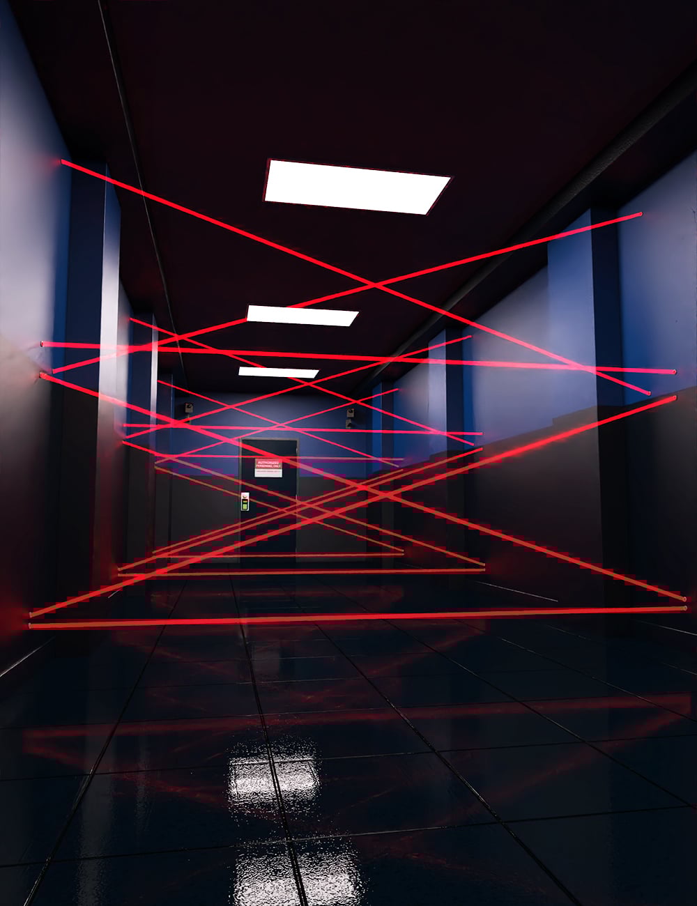 FH High-Security Corridor | Daz 3D