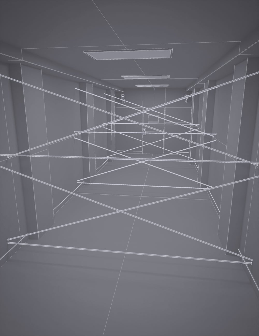 FH High-Security Corridor | Daz 3D