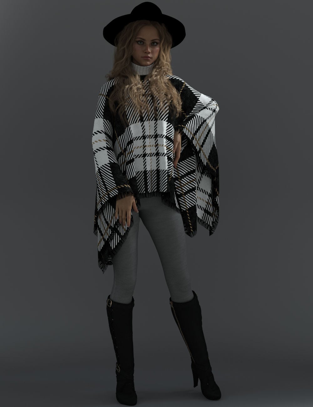 dForce Urban Fall Style Outfit for Genesis 9 | Daz 3D