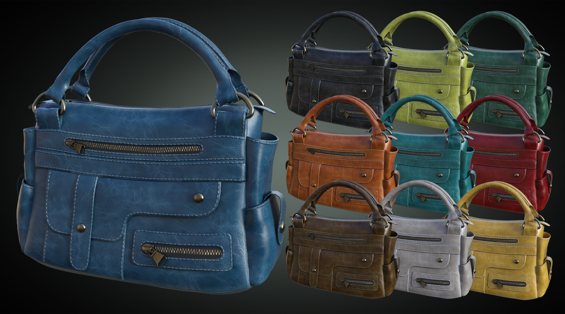 B.E.T.T.Y. Fashion Tote Bags | Daz 3D