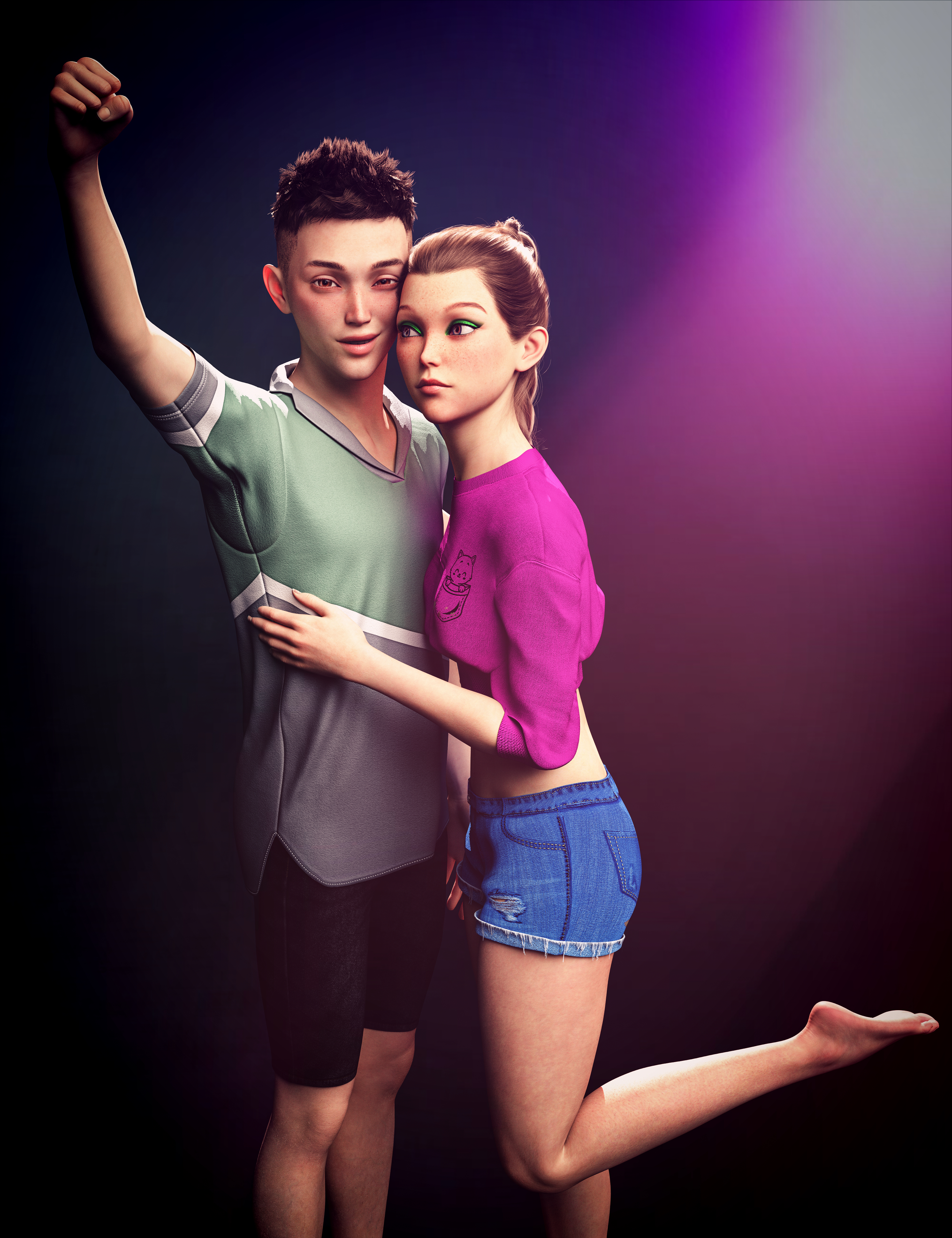 EM3D Kash HD for Genesis 9 | Daz 3D