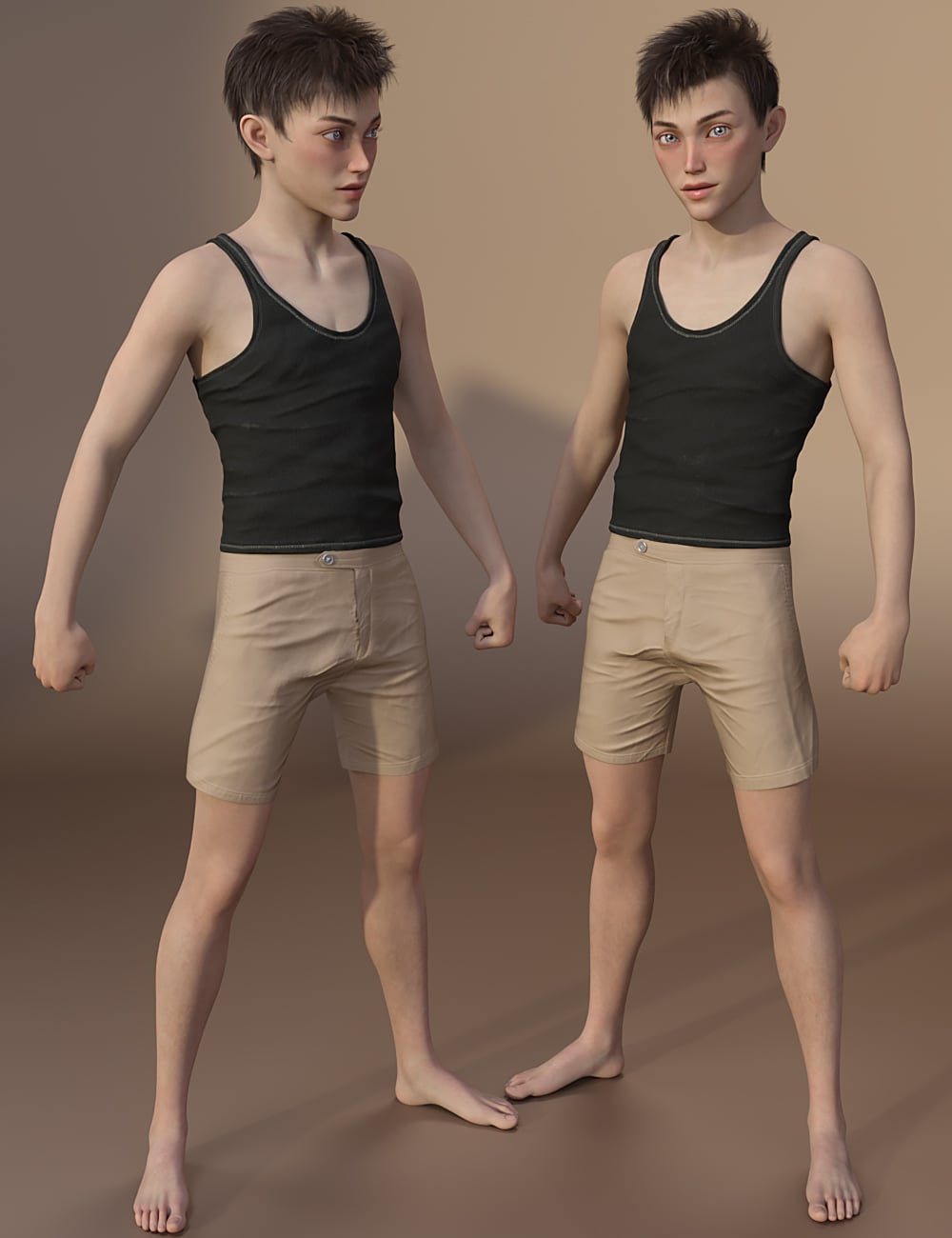 EM3D Cute Poses and Expressions for Kikii and Kash | Daz 3D