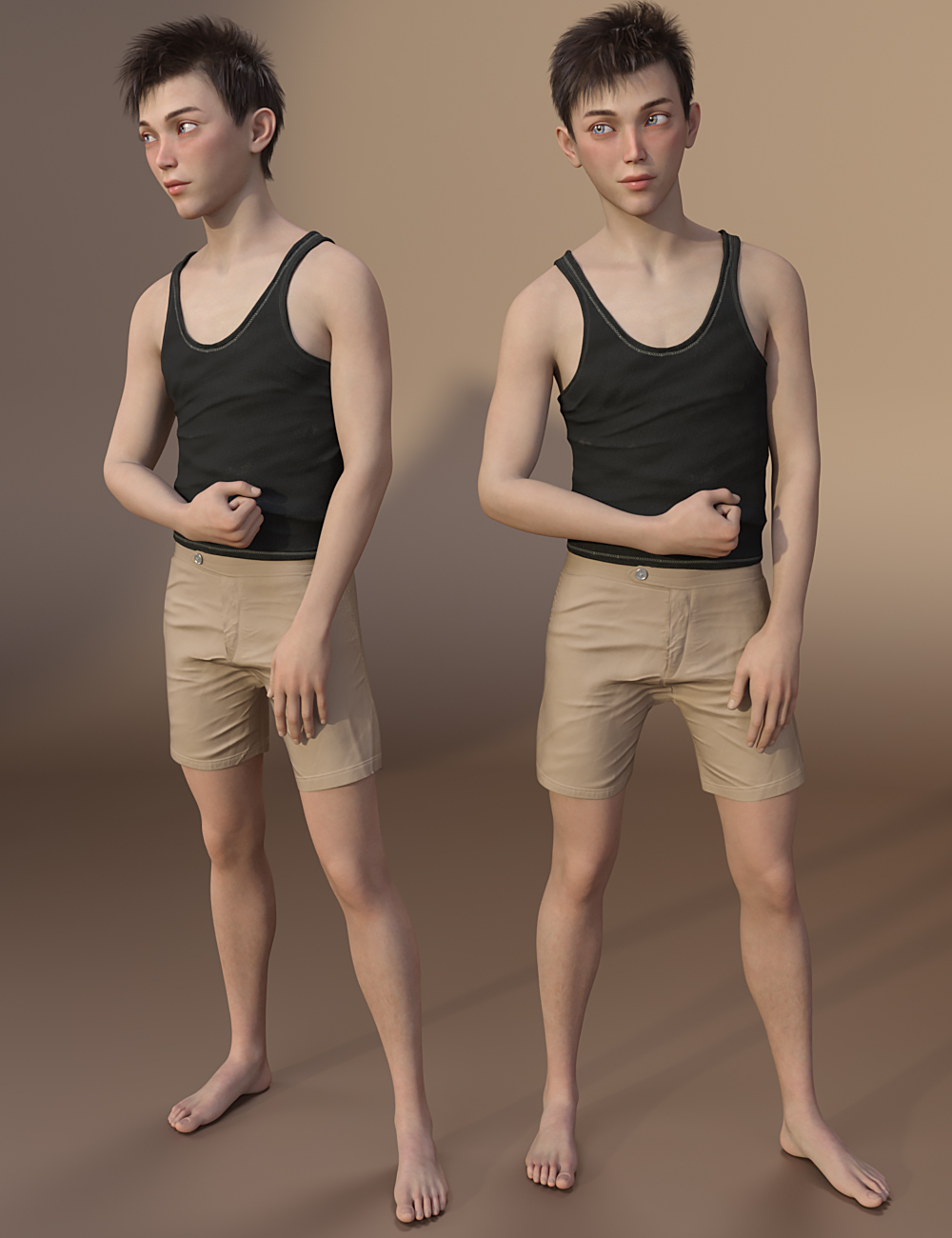 EM3D Cute Poses and Expressions for Kikii and Kash | Daz 3D